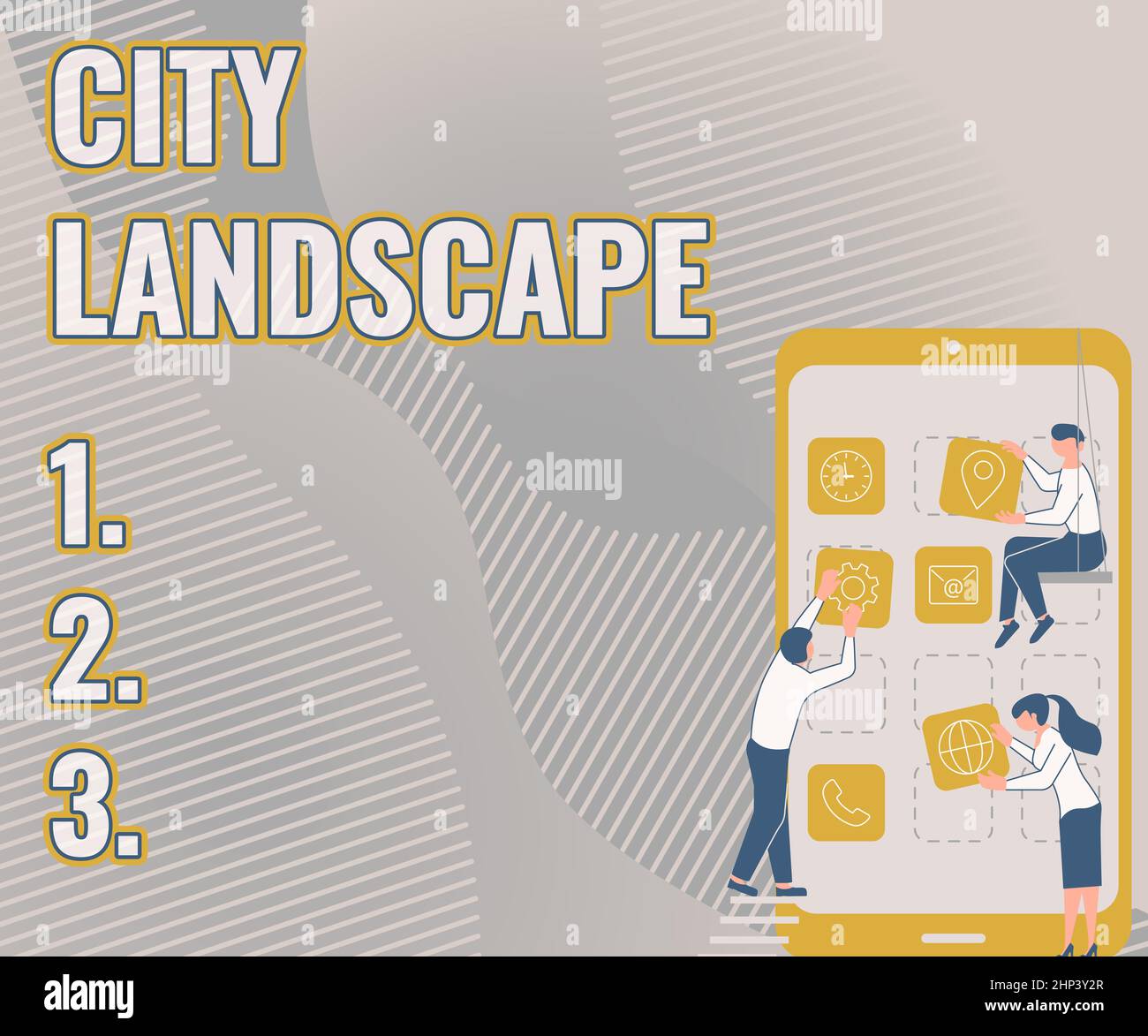Text showing inspiration City Landscape, Business idea photograph of ...