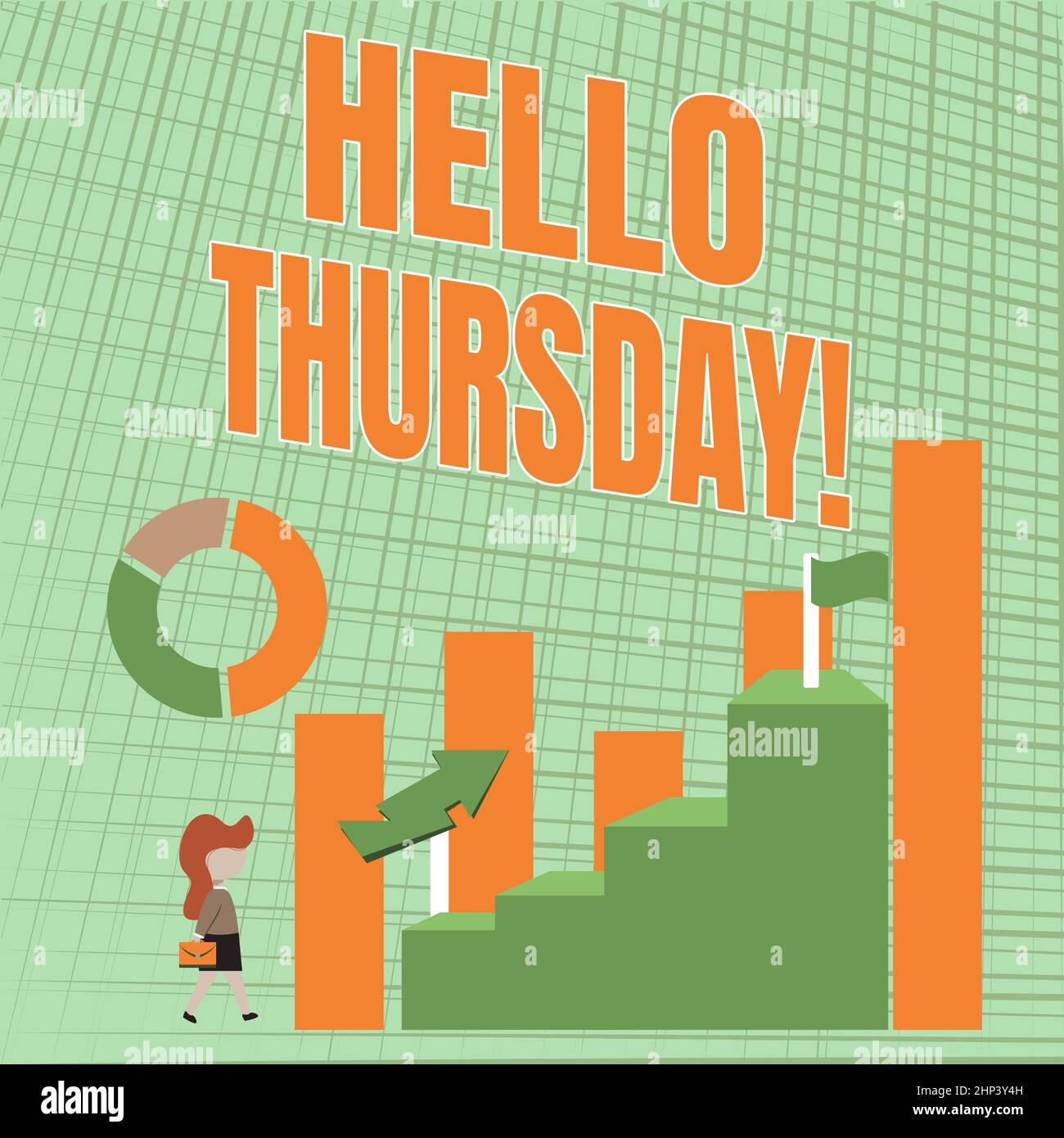Text sign showing Hello Thursday, Business idea a positive message as ...