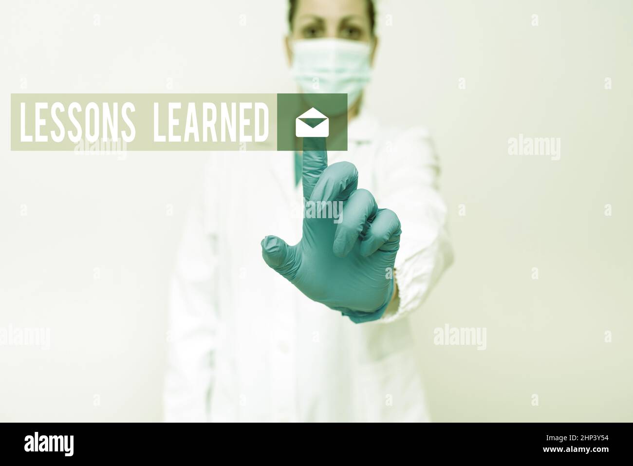 Writing displaying text Lessons Learned, Business concept Promote share and use knowledge ...