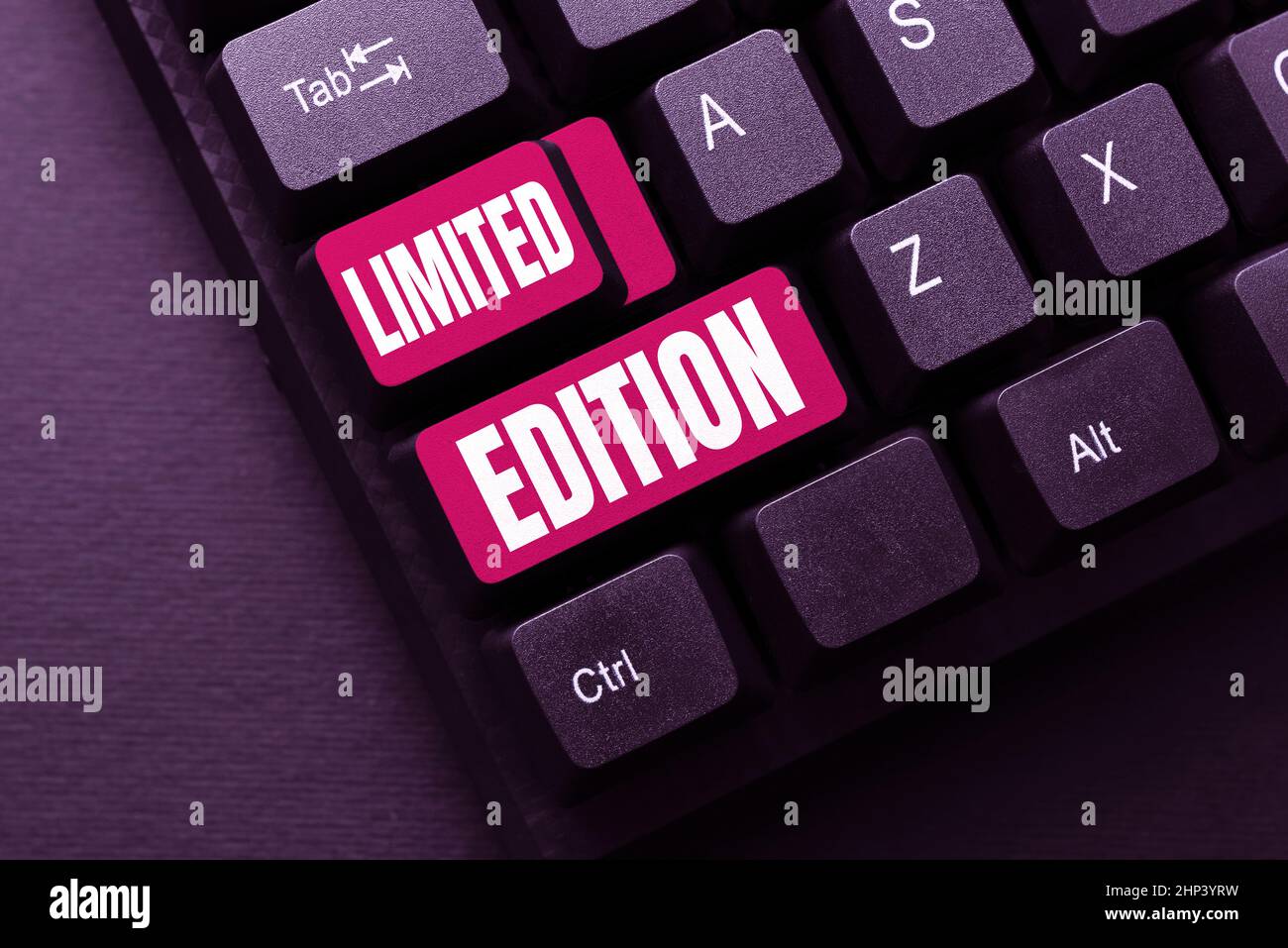 Writing displaying text Limited Edition, Concept meaning Work of ...