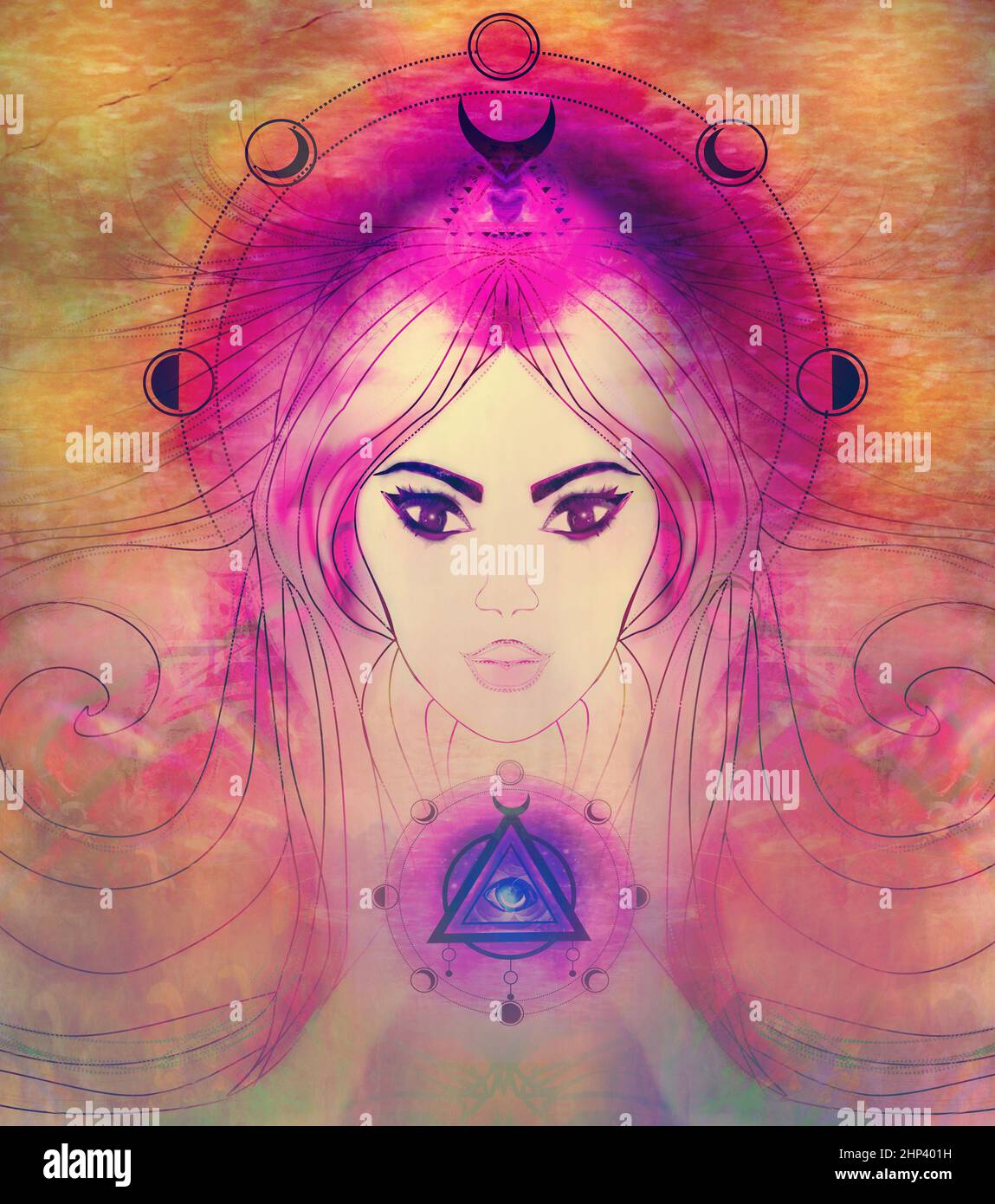 Third eye perception hi-res stock photography and images - Alamy