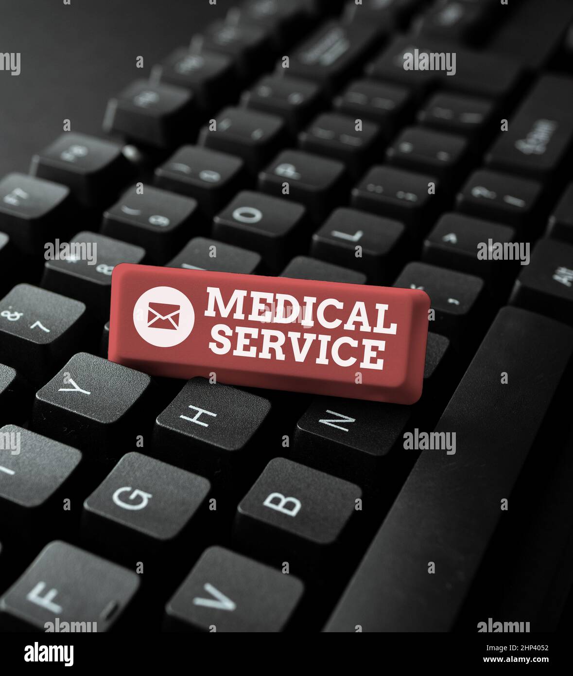 Text showing inspiration Medical Service, Word Written on treat ...