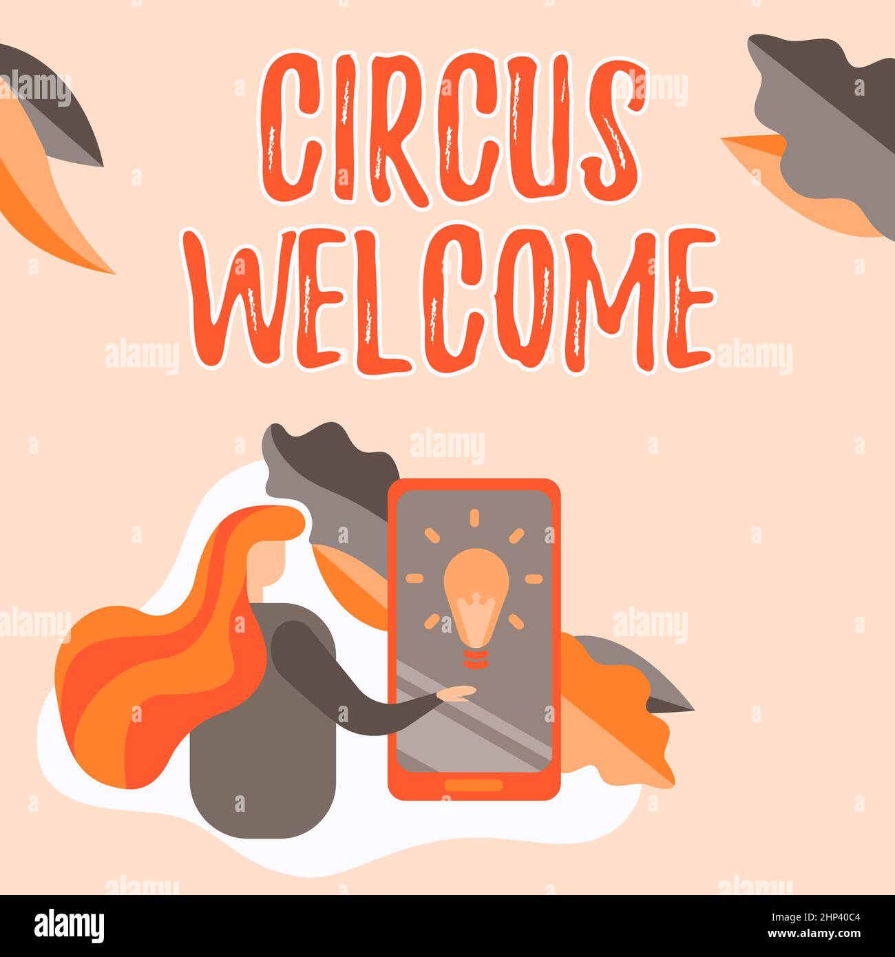 Conceptual display Circus Welcome, Concept meaning the exhibitions of ...