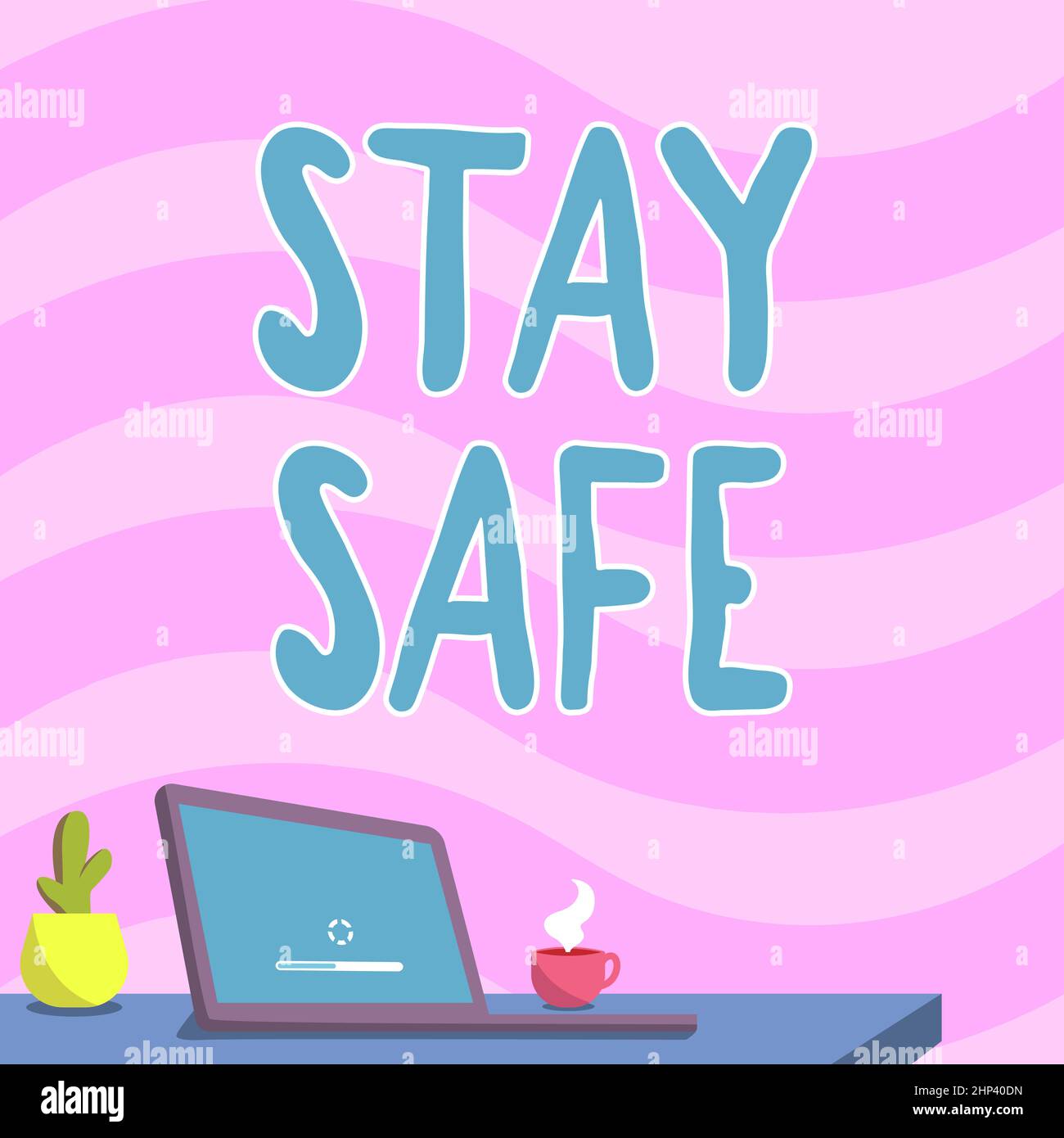 Writing displaying text Stay Safe, Internet Concept secure from threat ...