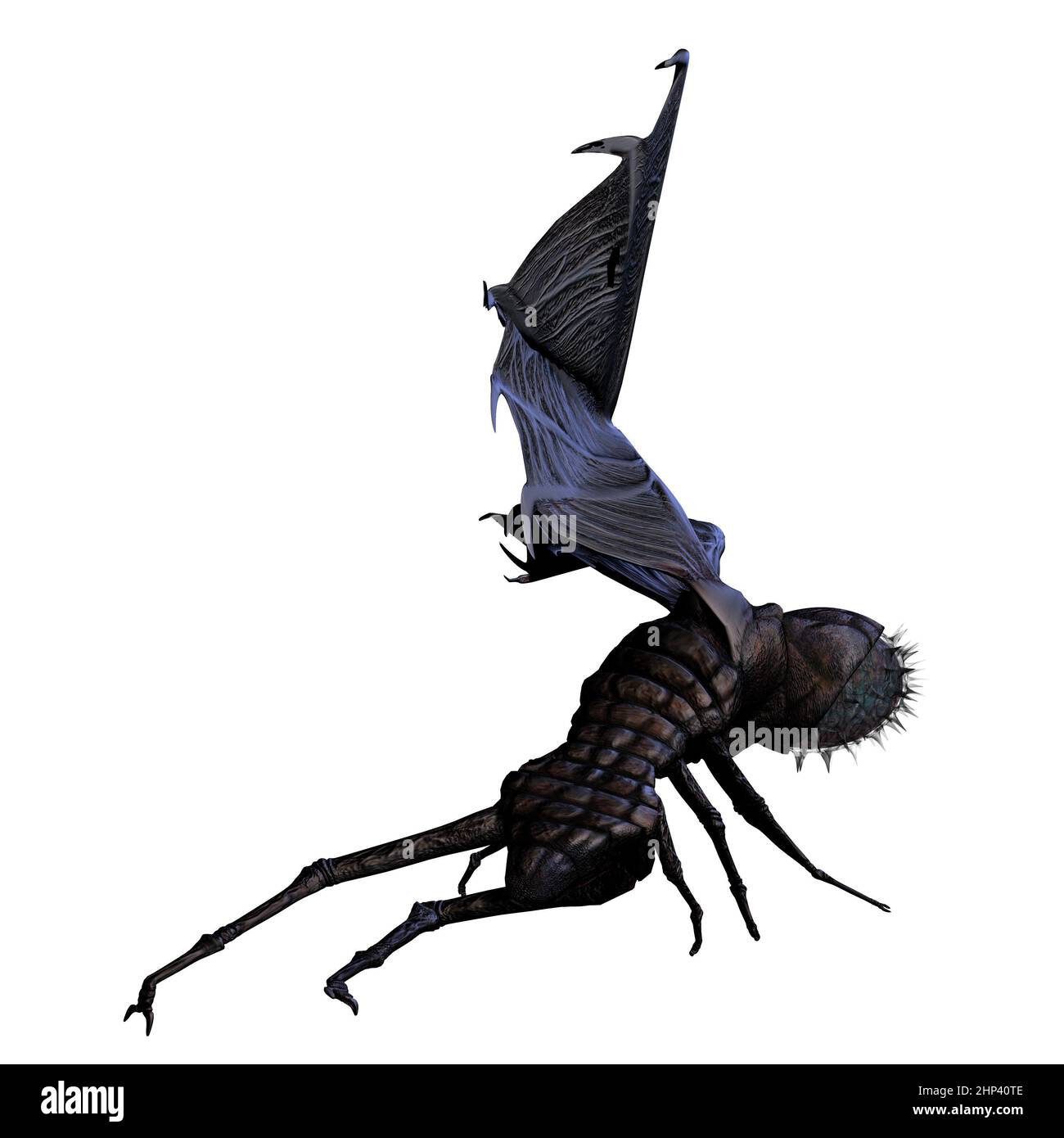 3d-illustration of a black isolated horror fantasy alien insect Stock ...