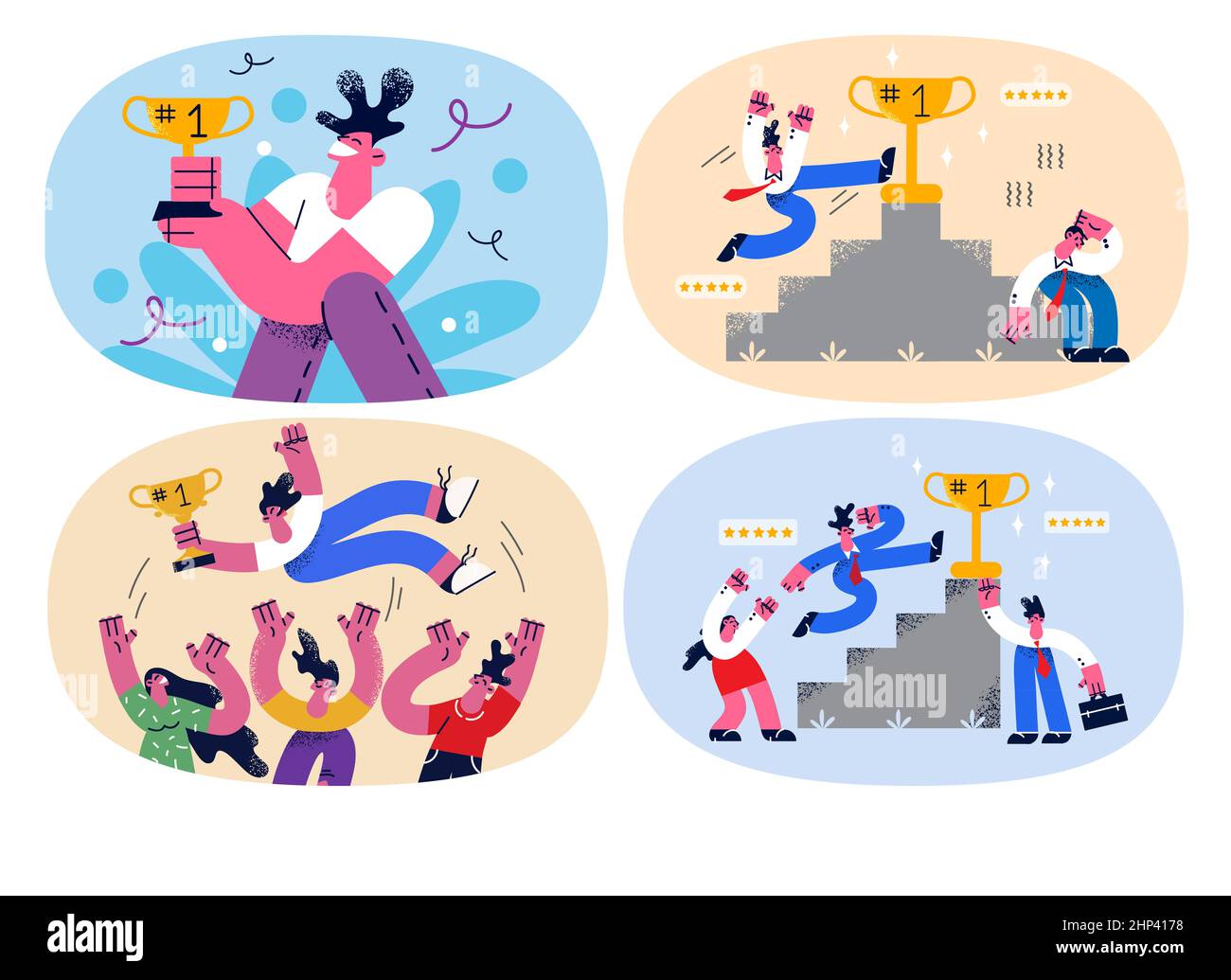 Teambuilding celebrate hi-res stock photography and images - Alamy