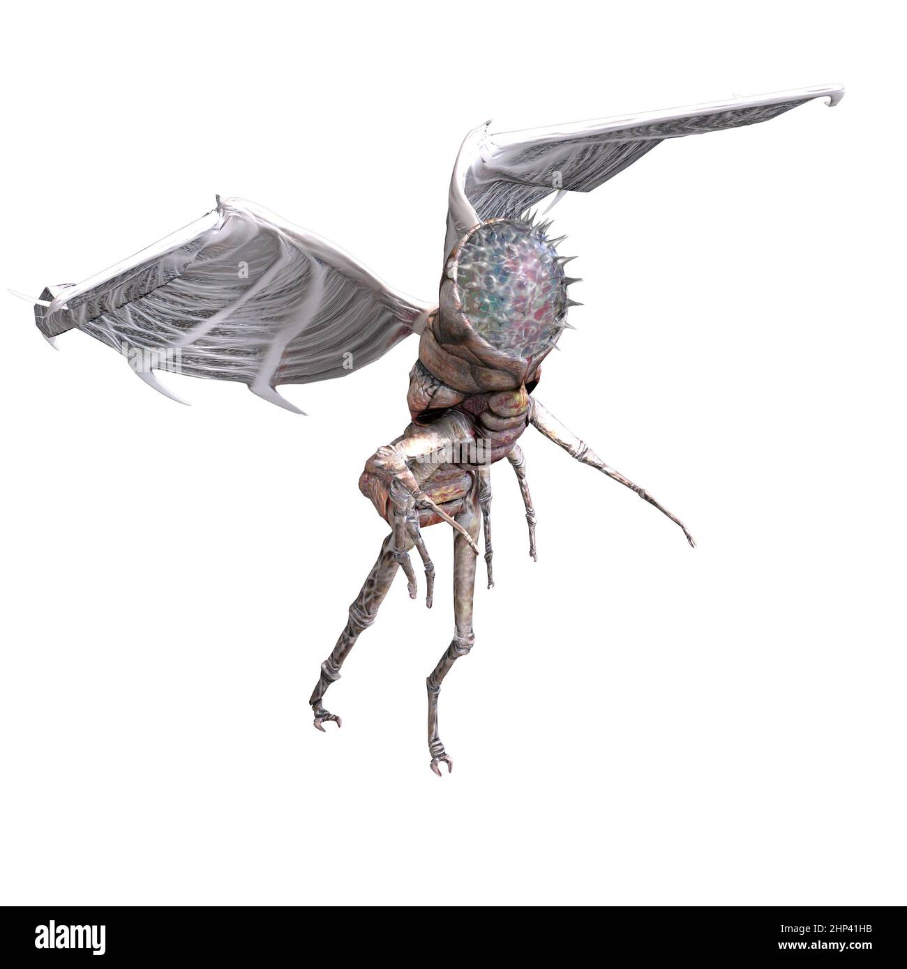 3d-illustration of a bright isolated horror fantasy alien insect Stock ...