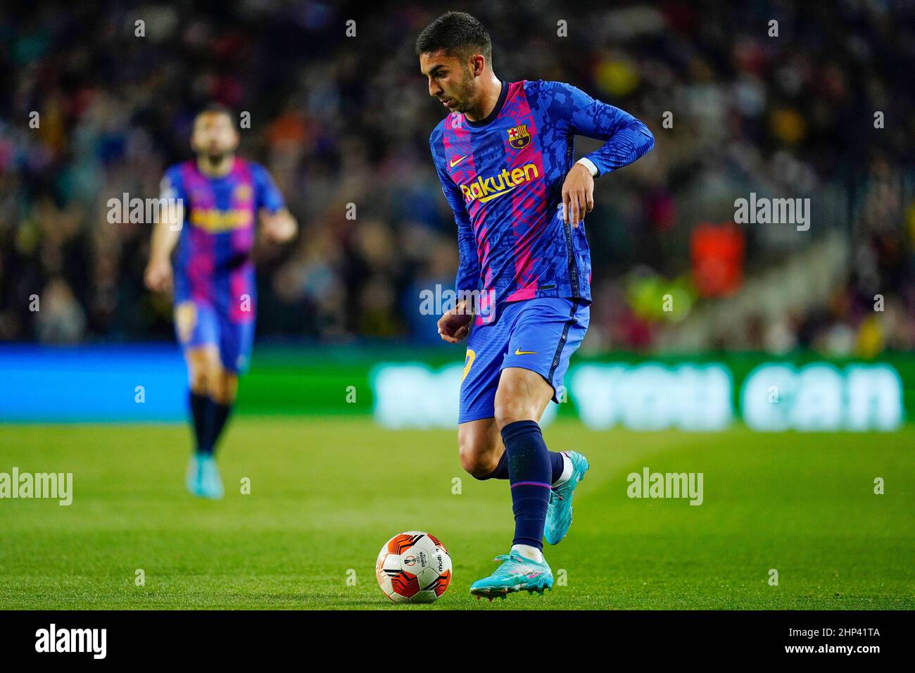 Ferran Torres of FC Barcelona during the UEFA Europa League match ...