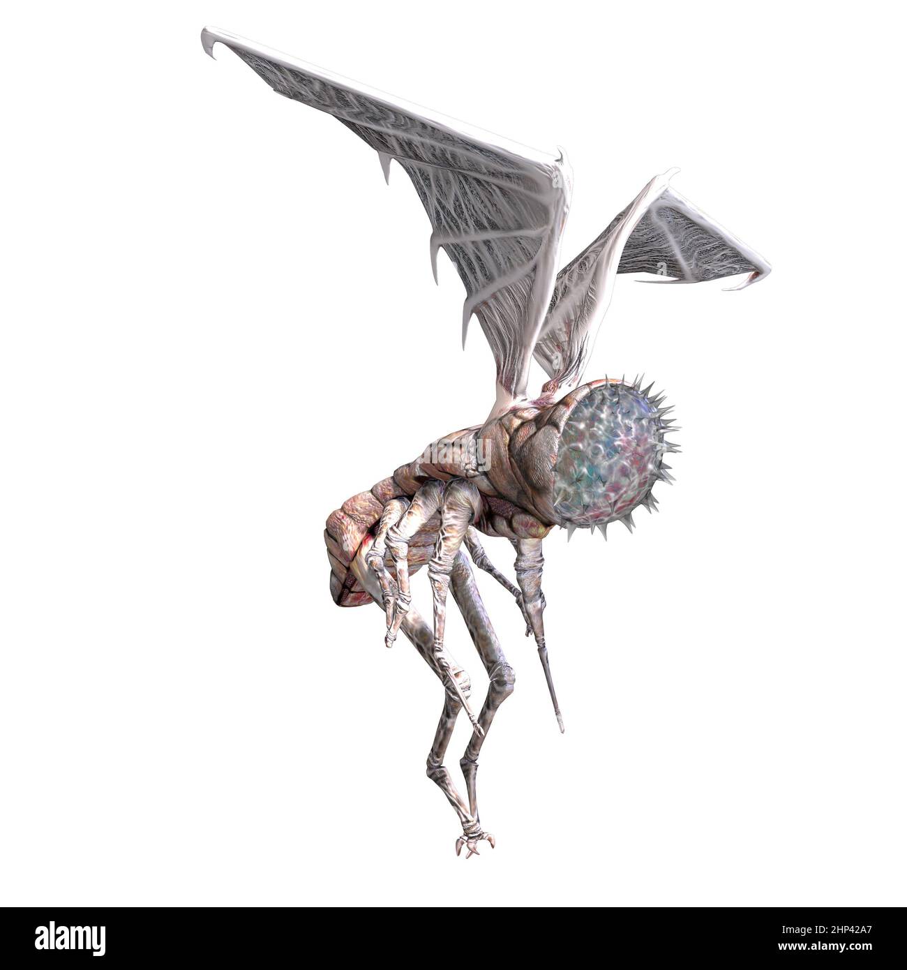 3d-illustration of a bright isolated horror fantasy alien insect Stock ...