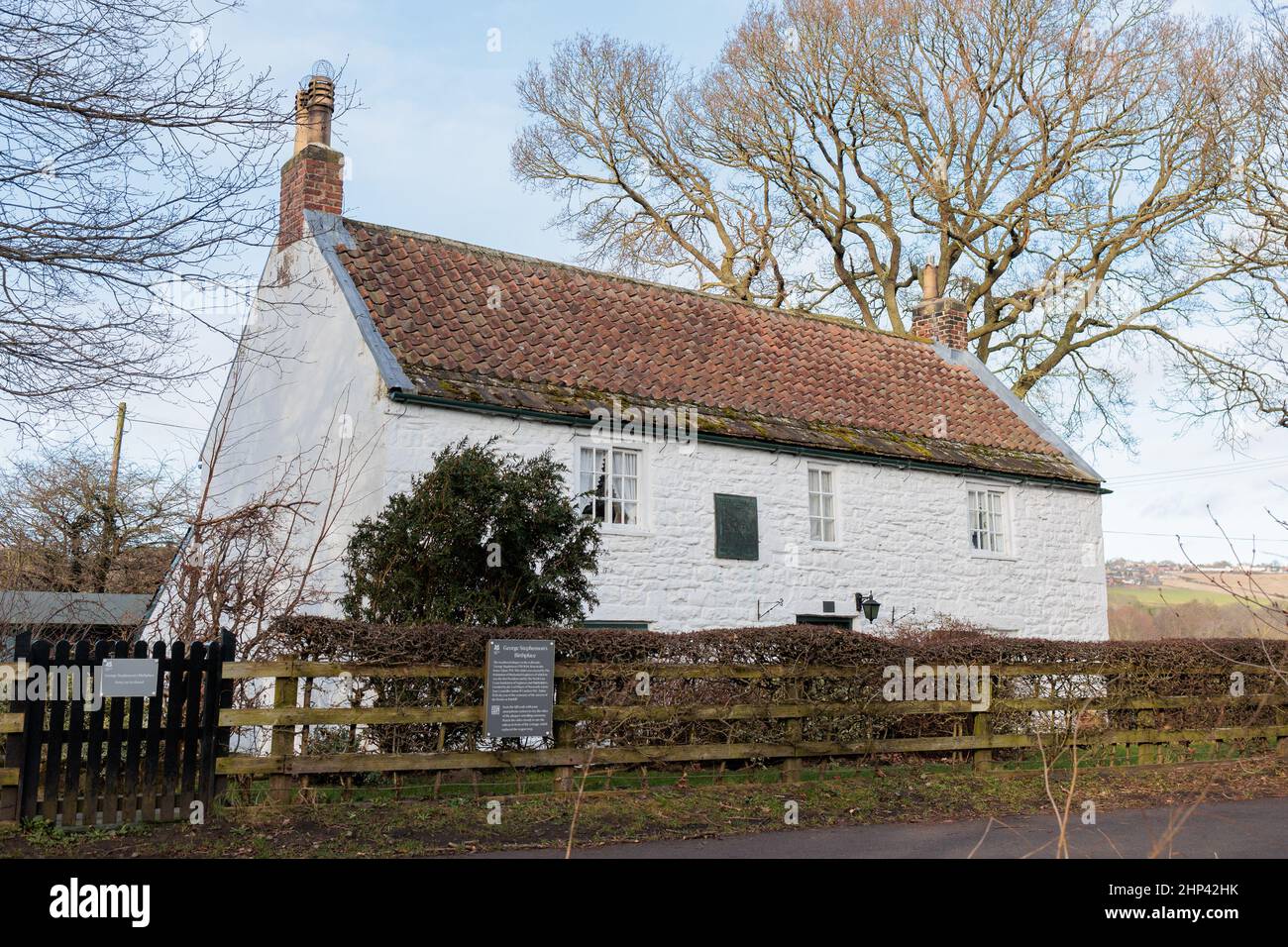 Wylam, Northumberland England: 8th Feb 2022: Exterior of George ...