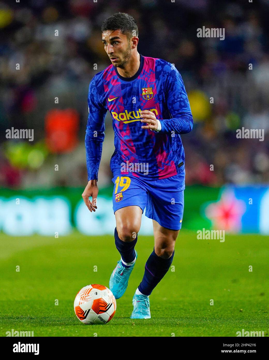 Ferran Torres of FC Barcelona during the UEFA Europa League match ...