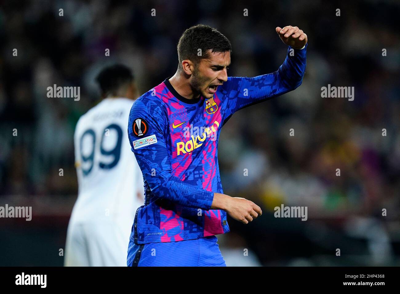 Ferran Torres of FC Barcelona during the UEFA Europa League match ...