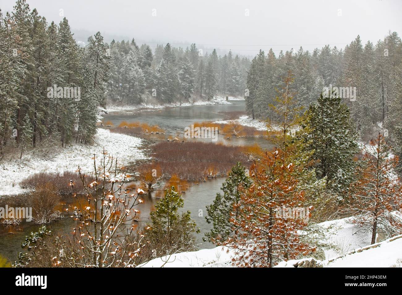 Spokane river at post falls hi-res stock photography and images - Alamy