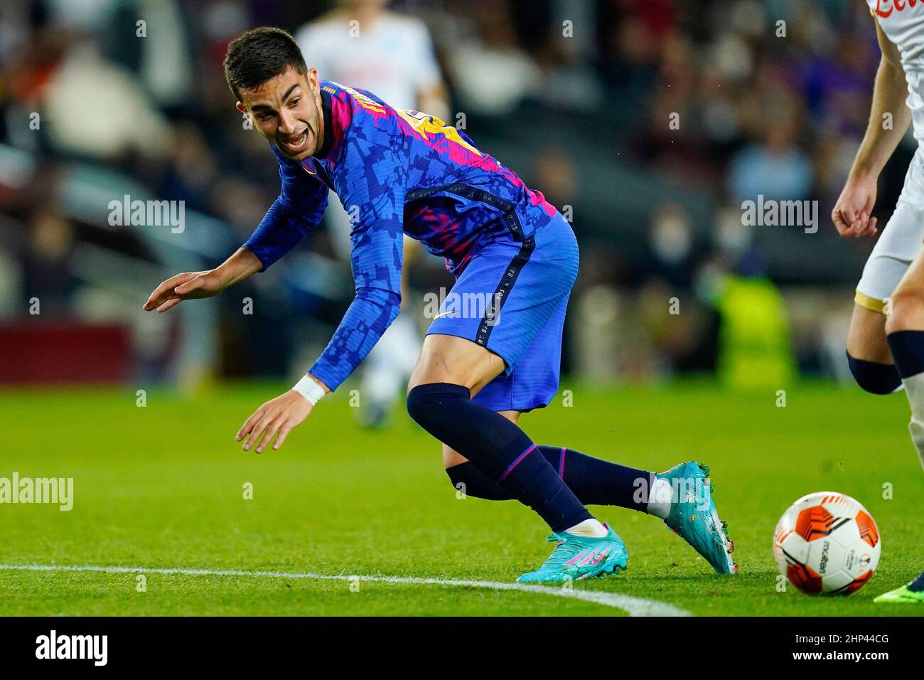 Ferran Torres of FC Barcelona during the UEFA Europa League match ...