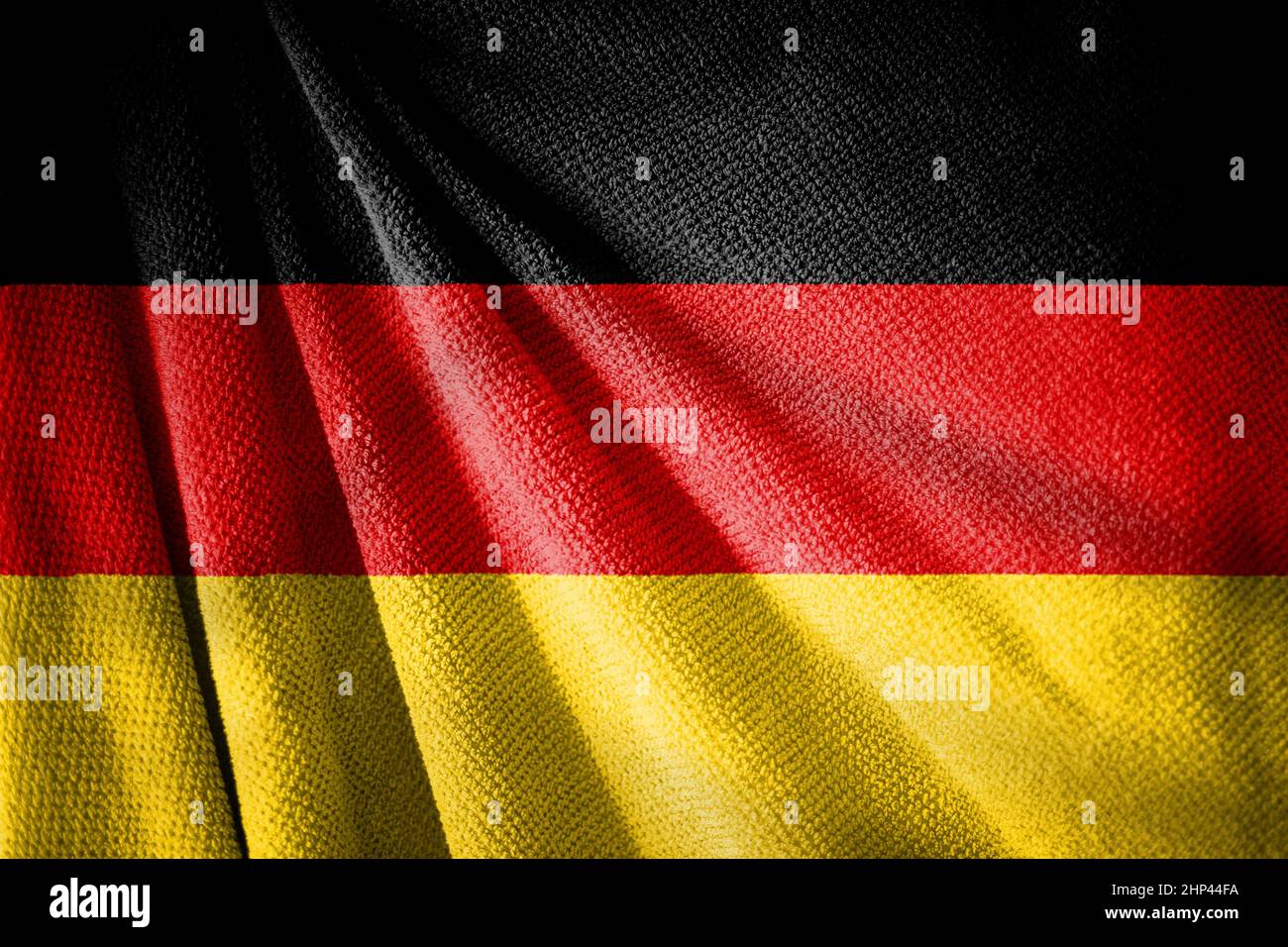 German flag towel surface view, Germany Stock Photo - Alamy