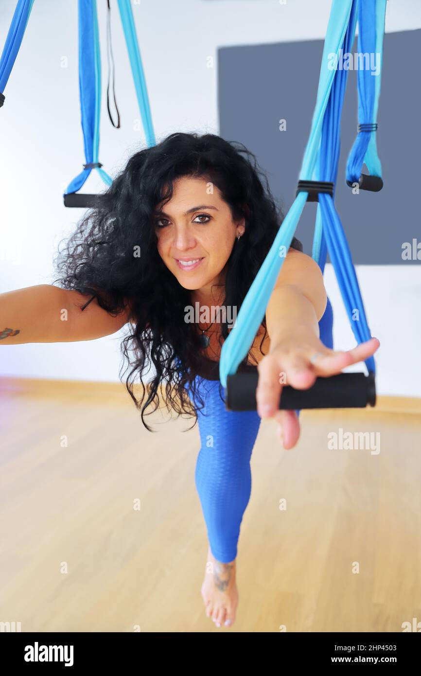 Aerial exercises hi-res stock photography and images - Alamy