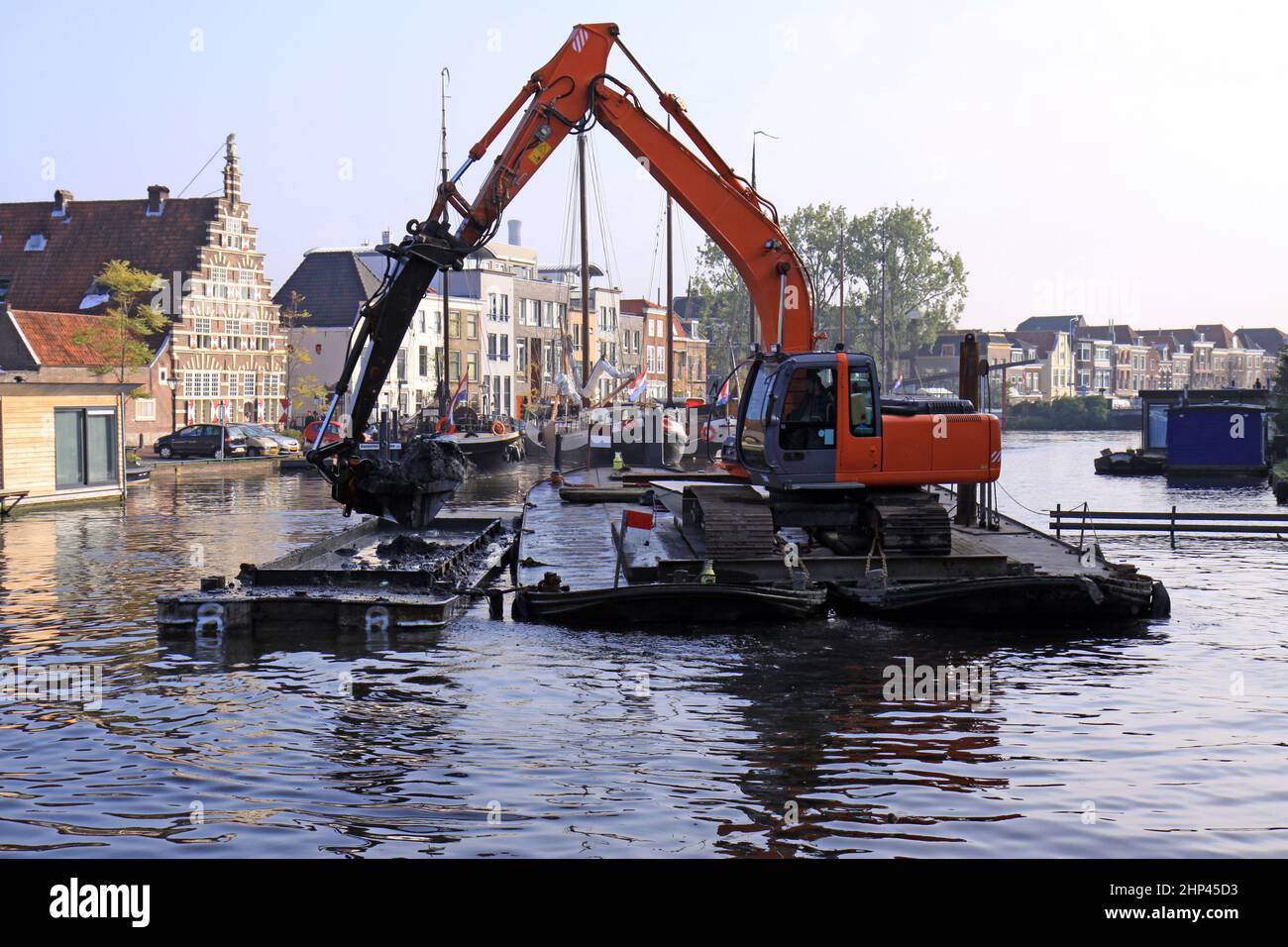 Small scale dredging in the Netherlands Stock Photo - Alamy