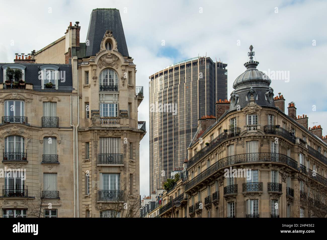 The Montparnasse tower in Paris (France Stock Photo - Alamy
