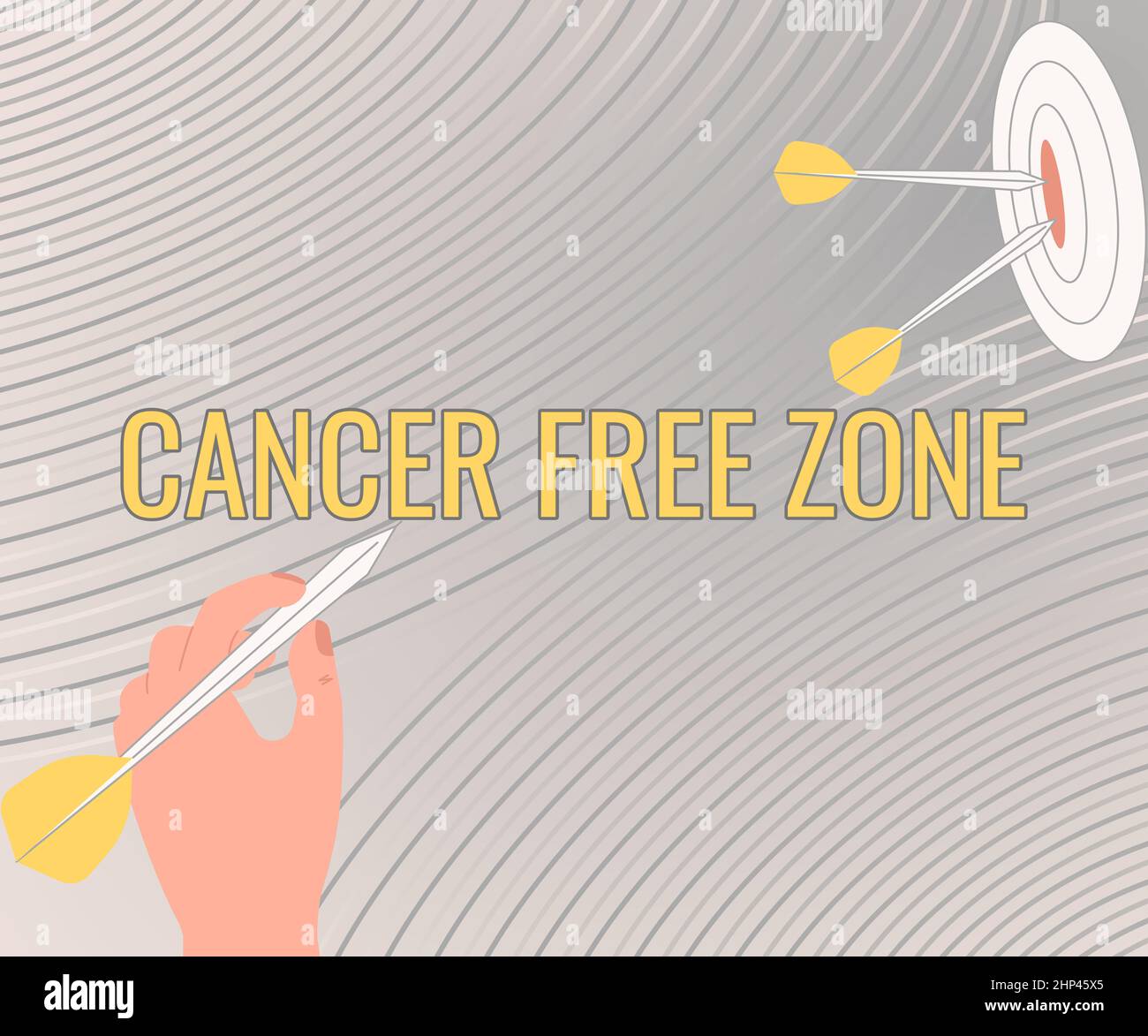 Hand writing sign Cancer Free Zone, Business concept supporting cancer ...