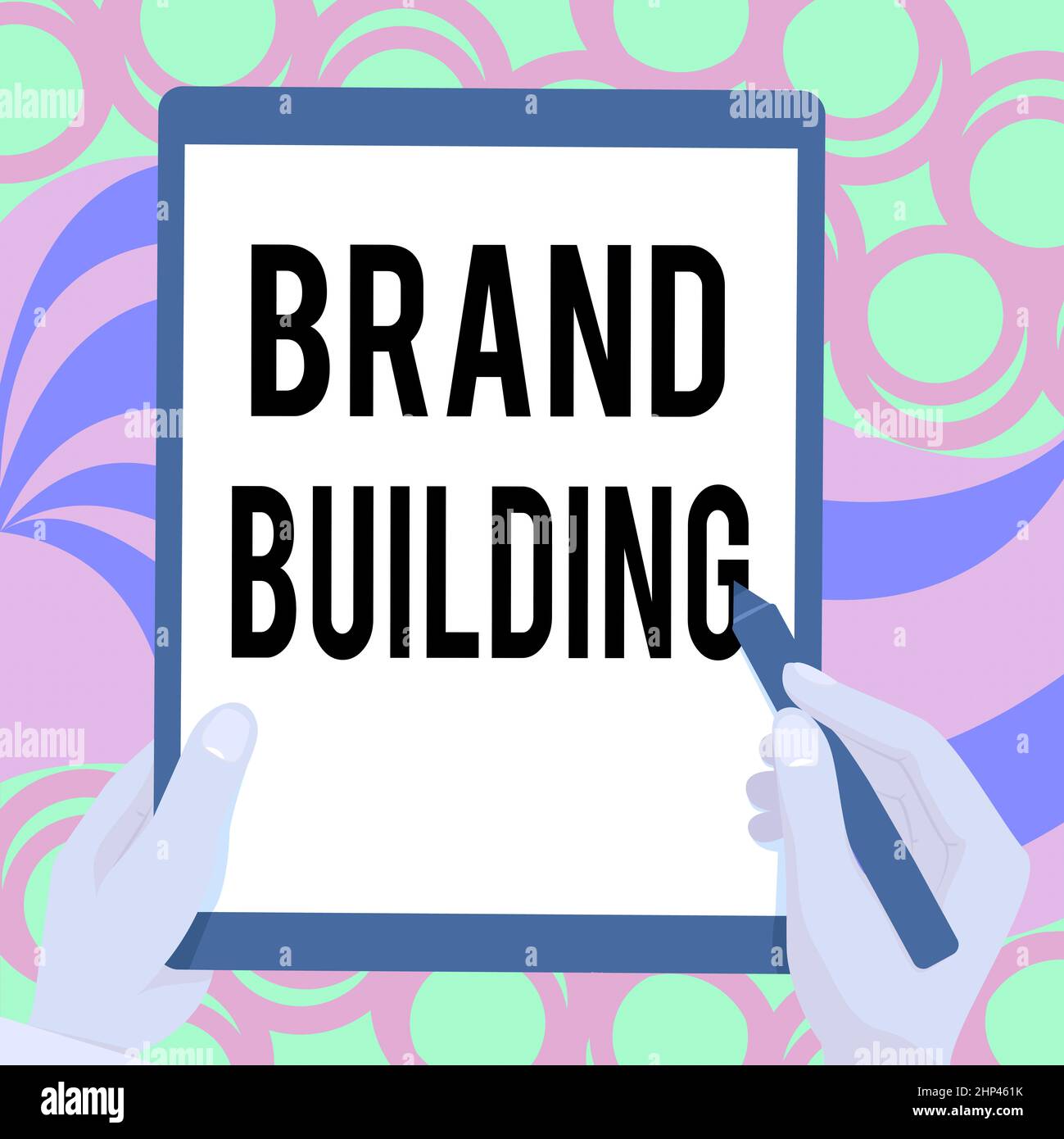Inspiration showing sign Brand Building, Concept meaning boosting ...
