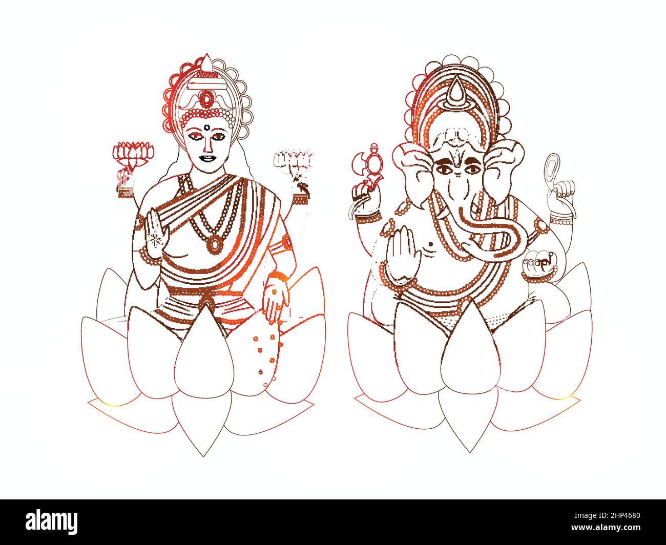Hindu puja tradition Cut Out Stock Images & Pictures - Alamy