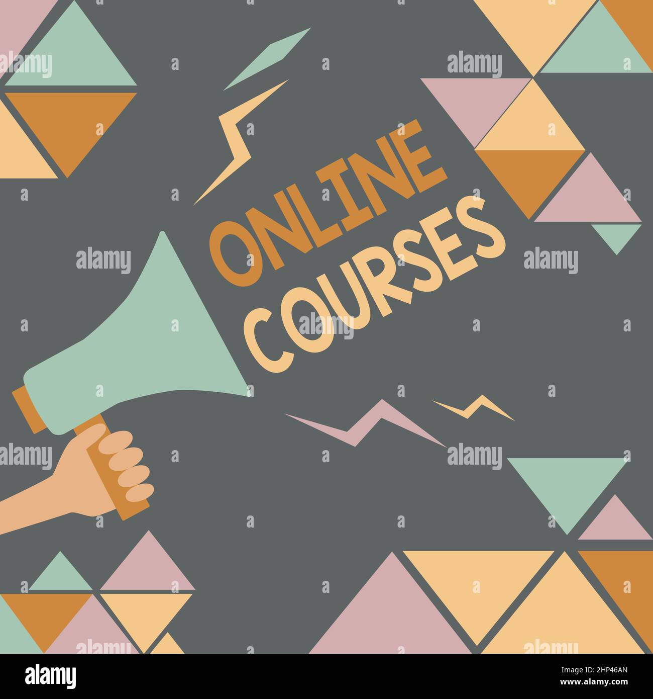 Text caption presenting Online Courses, Business concept earning an ...