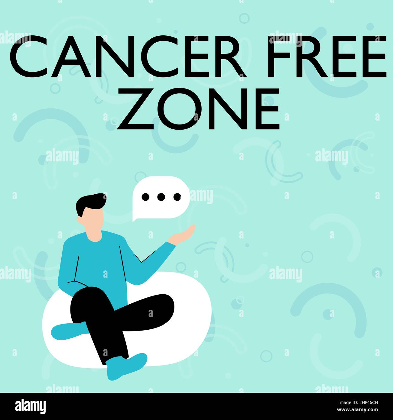 Handwriting text Cancer Free Zone, Word Written on supporting cancer ...