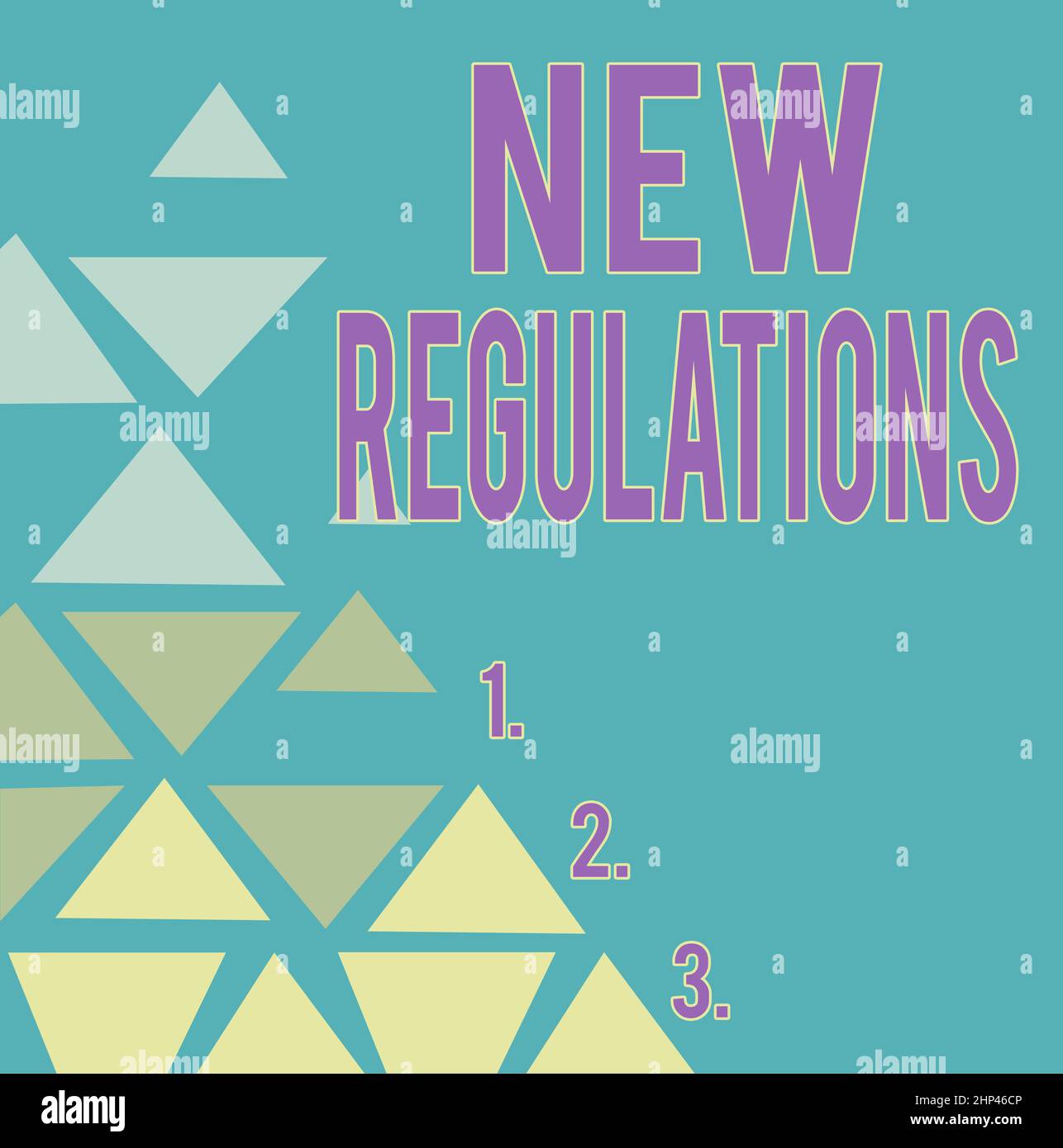 Text caption presenting New Regulations, Conceptual photo Regulation ... Text caption presenting New Regulations, Conceptual photo Regulation ...