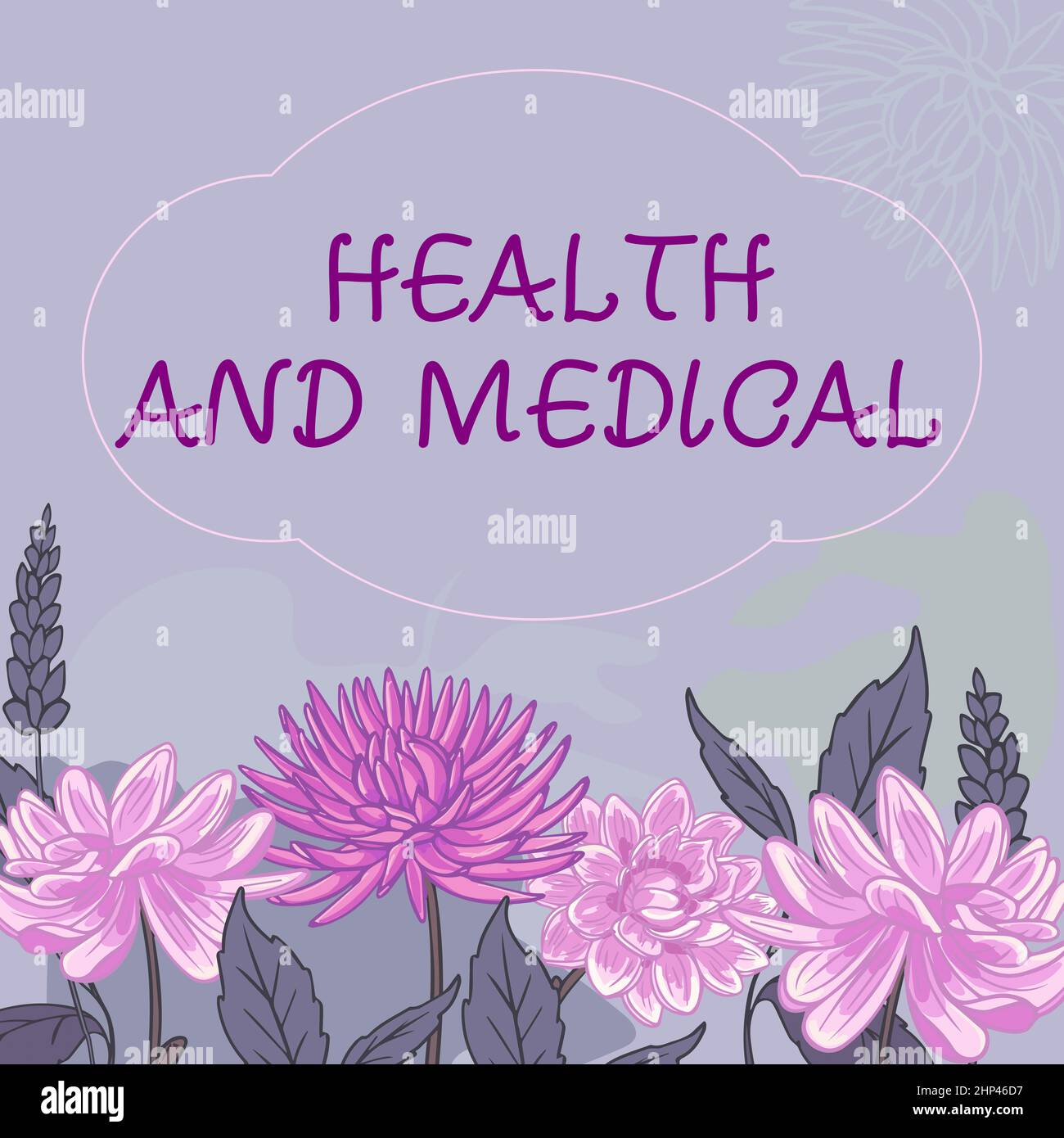 Text sign showing Health And Medical, Business concept study and ...