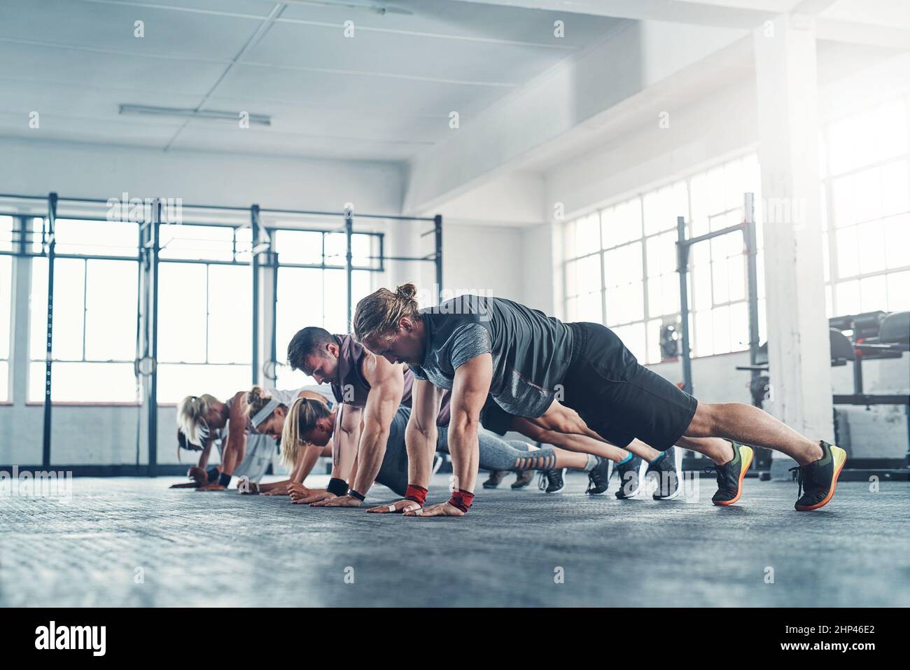 Push yourself a little further each day. Shot of an accountability ...