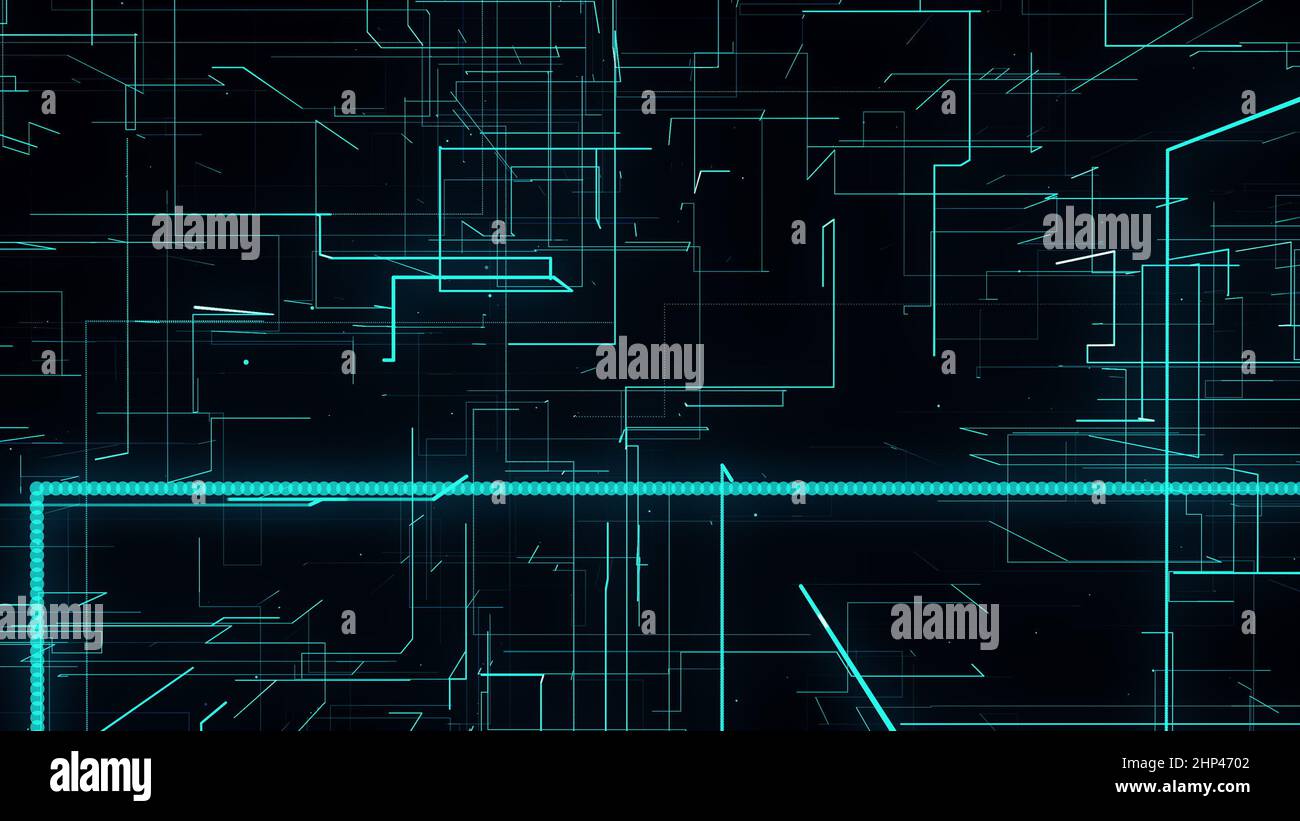 Geometric mesh from 3d render of web textures in space. Cyber ...