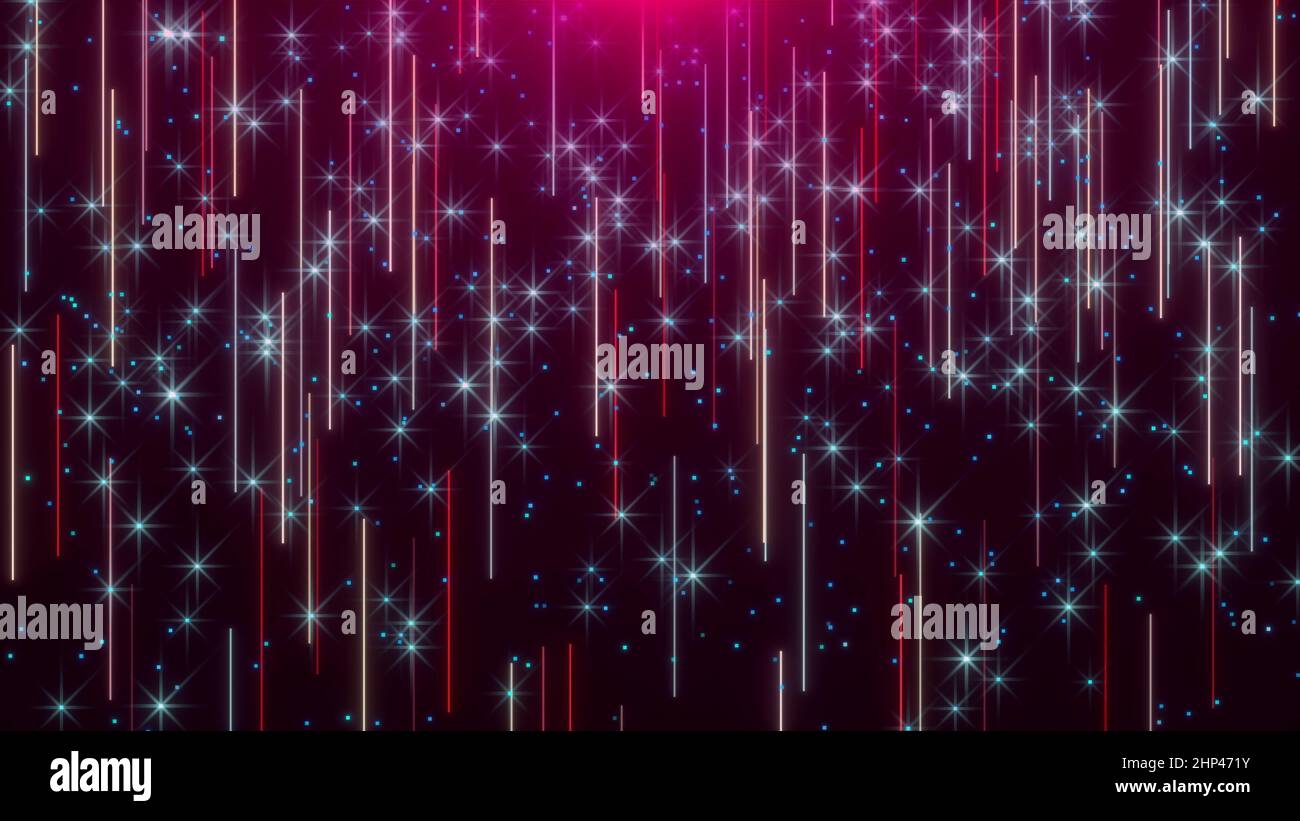 Festive glowing 3d render textures with smooth motion and bright ...