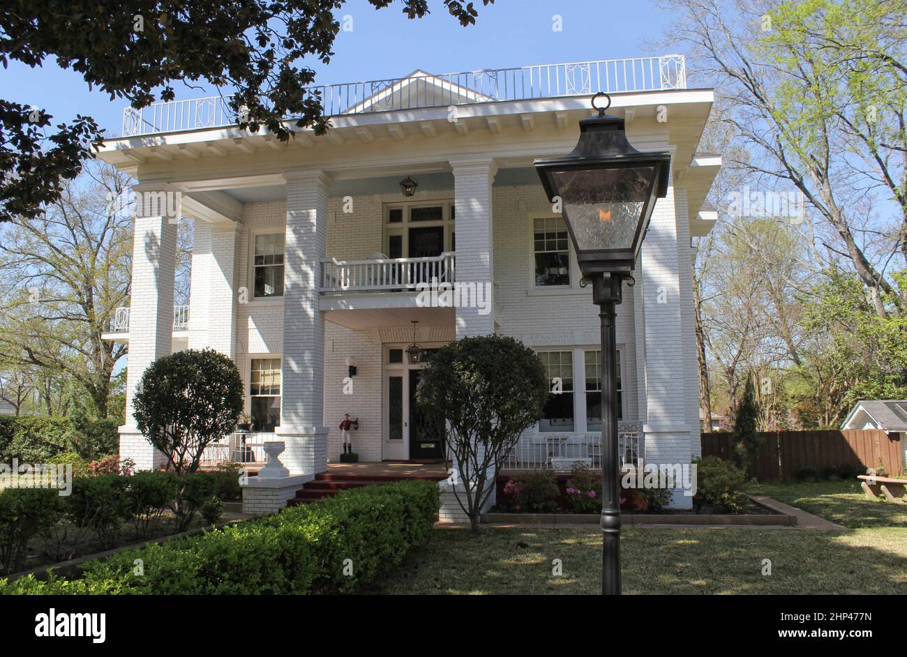 Historic Mansion in Rural Small Town Stock Photo - Alamy