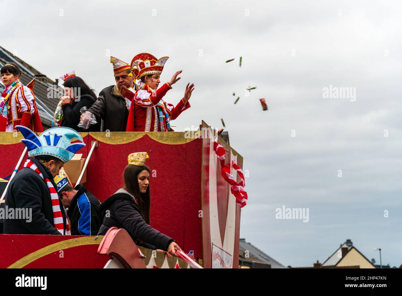 Bornheim, North Rhine-Westphalia, Germany - February 22, 2020: Children ...