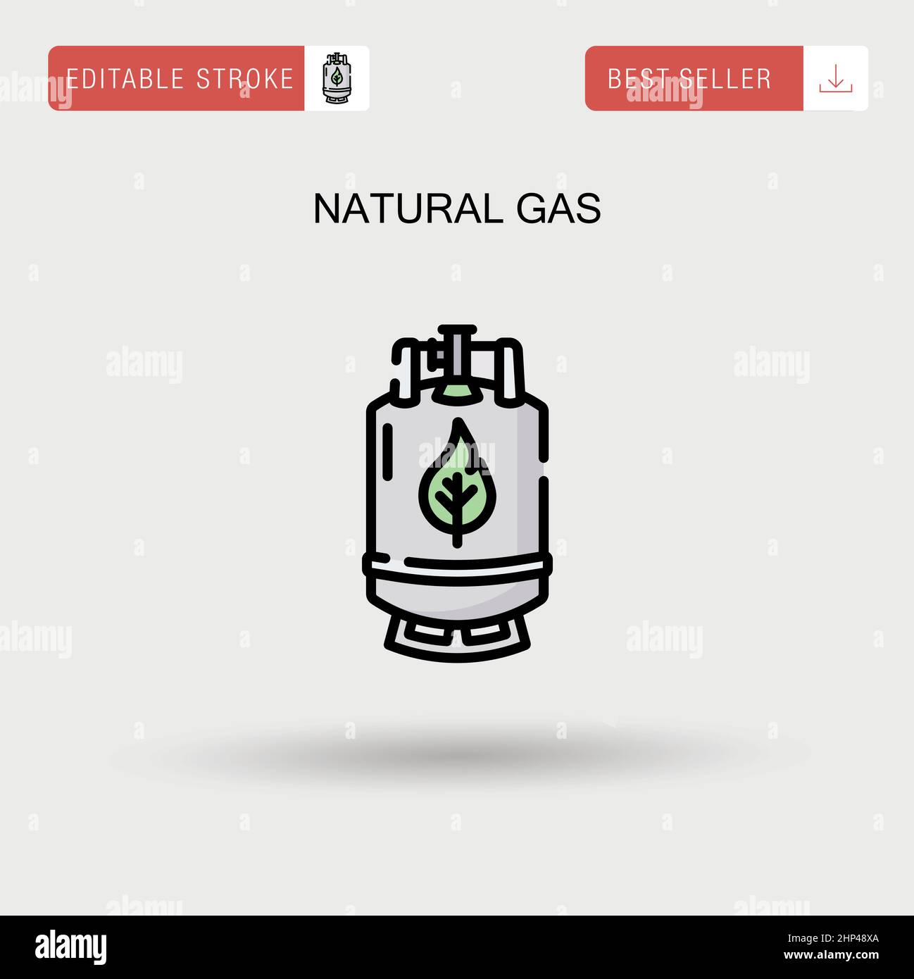 Natural gas icon Stock Vector Images - Alamy