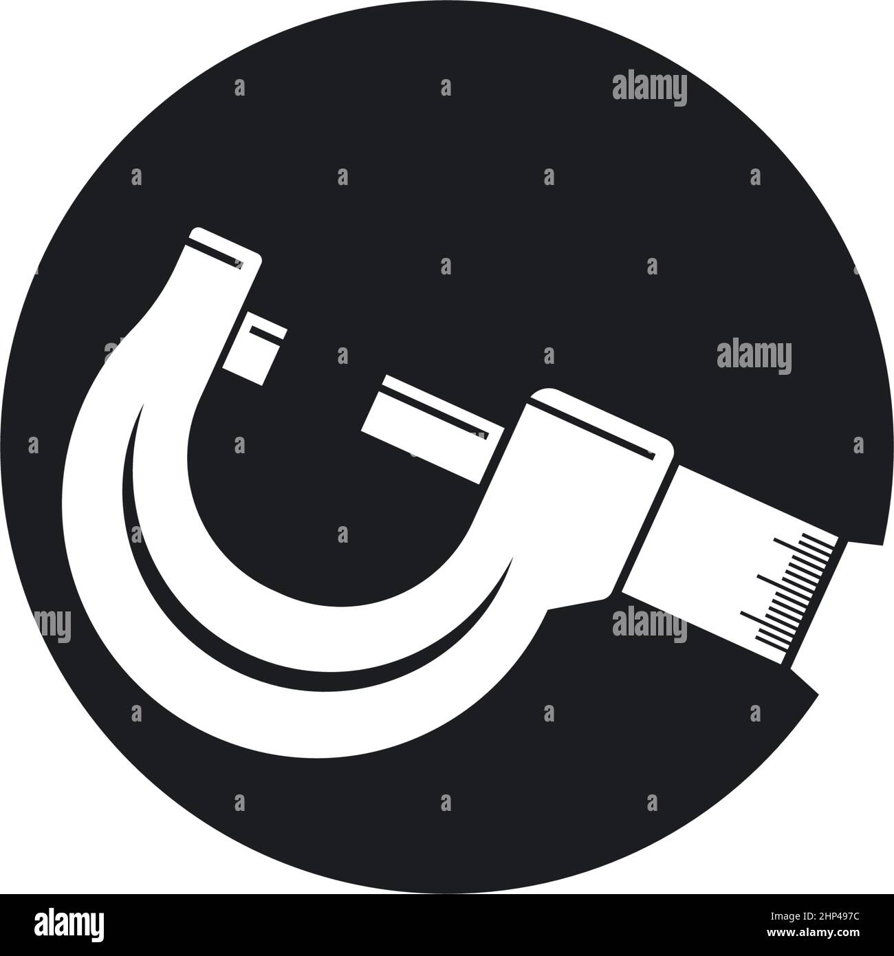 micrometer icon vector illustration design template Stock Vector Image ...