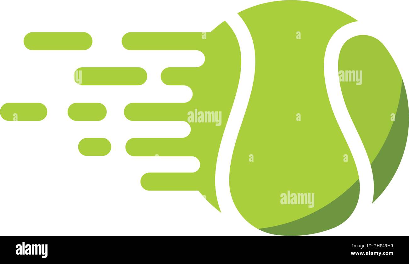 Tennis ball vector sign logo hi-res stock photography and images - Alamy