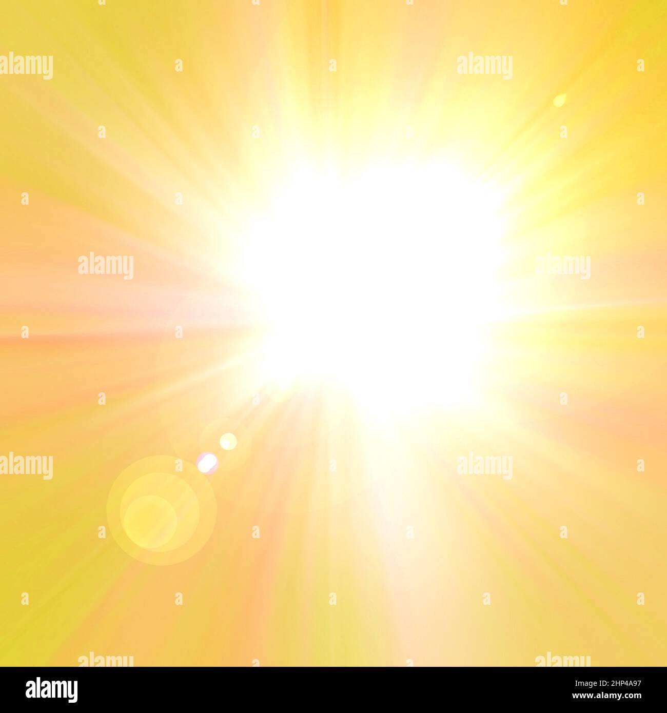 background with a magnificent sun burst with lens flare Stock Photo - Alamy