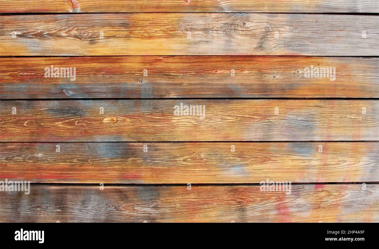 Horizontal wood texture background surface with natural pattern Stock ...