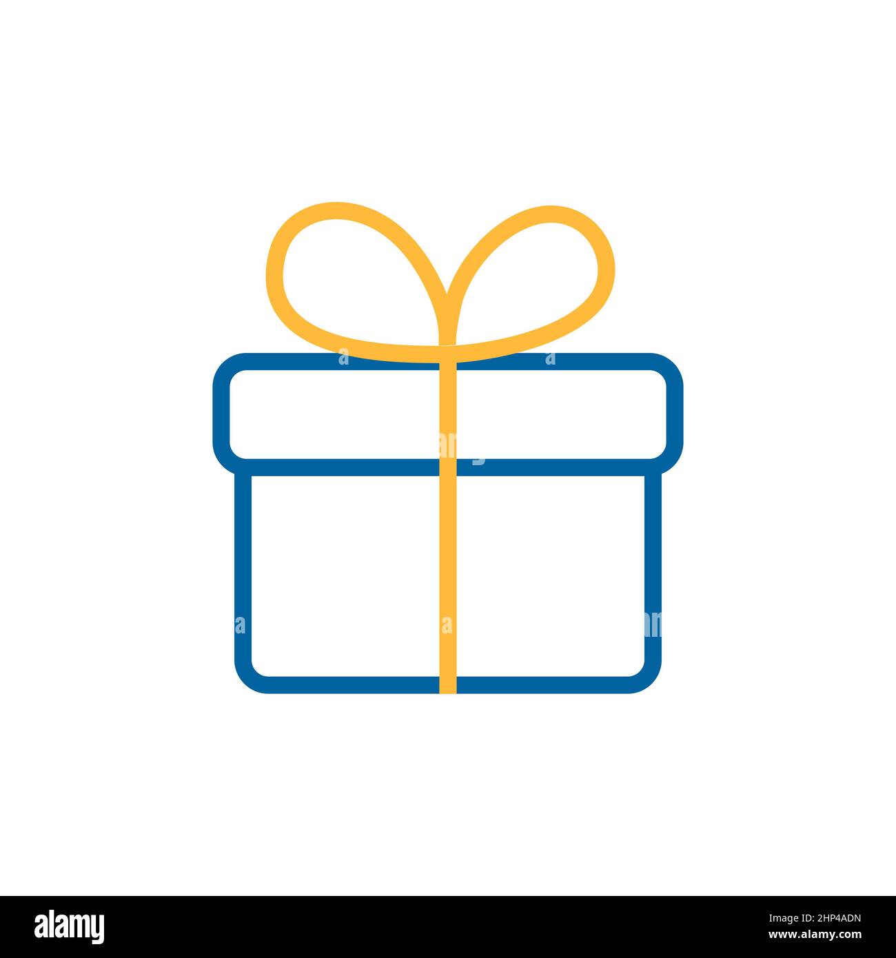 Gift vector flat icon. E-commerce sign. Graph symbol for your web site ...