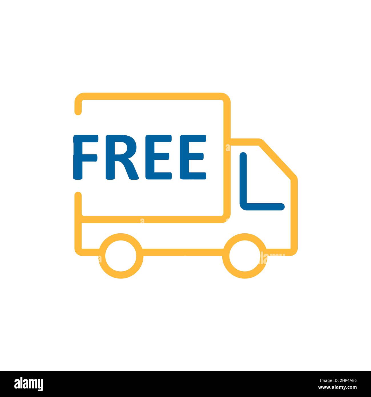 Free shipping flat icon. E-commerce sign. Graph symbol for your web ...