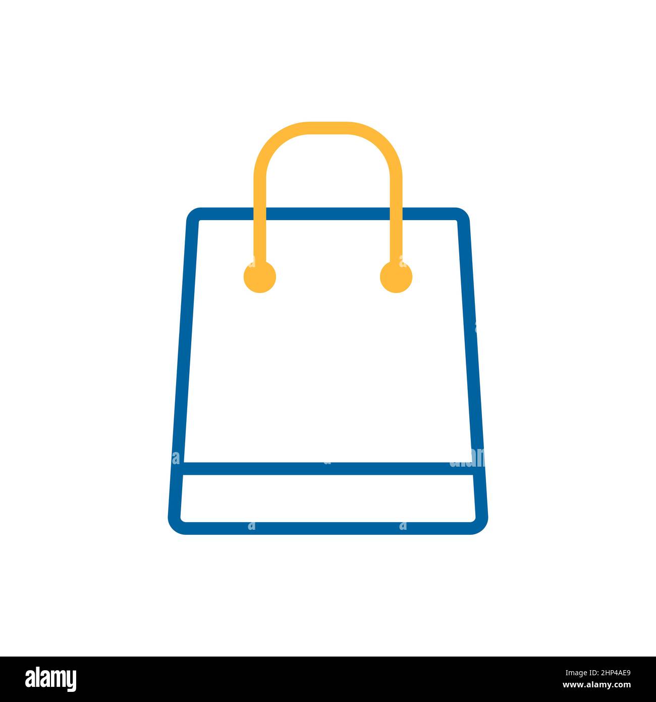 Shopping bag flat icon. E-commerce sign. Graph symbol for your web site ...