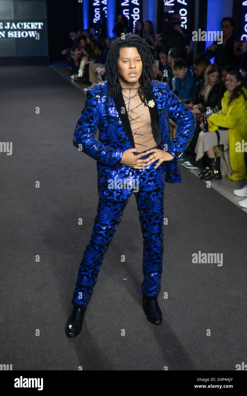 Ty-Ron Mayes attends the sixth annual Blue Jacket Fashion Show in ...