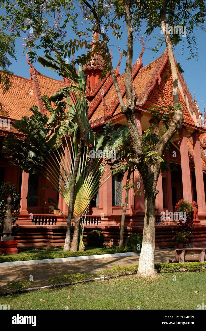 National Museum of Cambodia, Phnom Penh, kingdom of Cambodia, Southeast ...