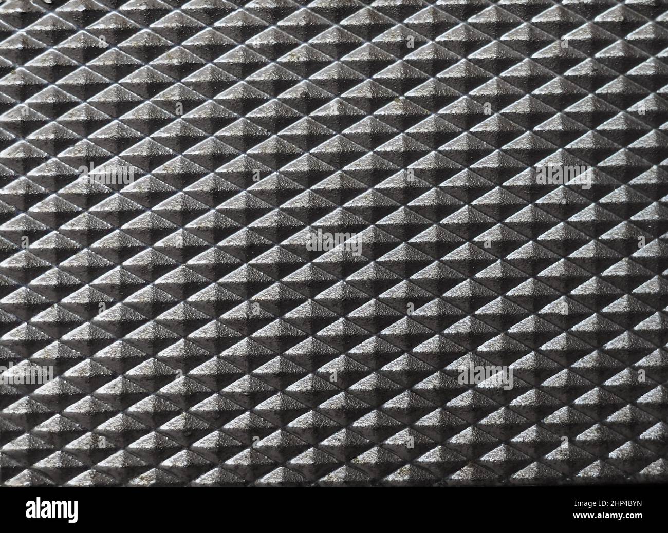 grey diamond plate steel metal texture useful as a background Stock ...