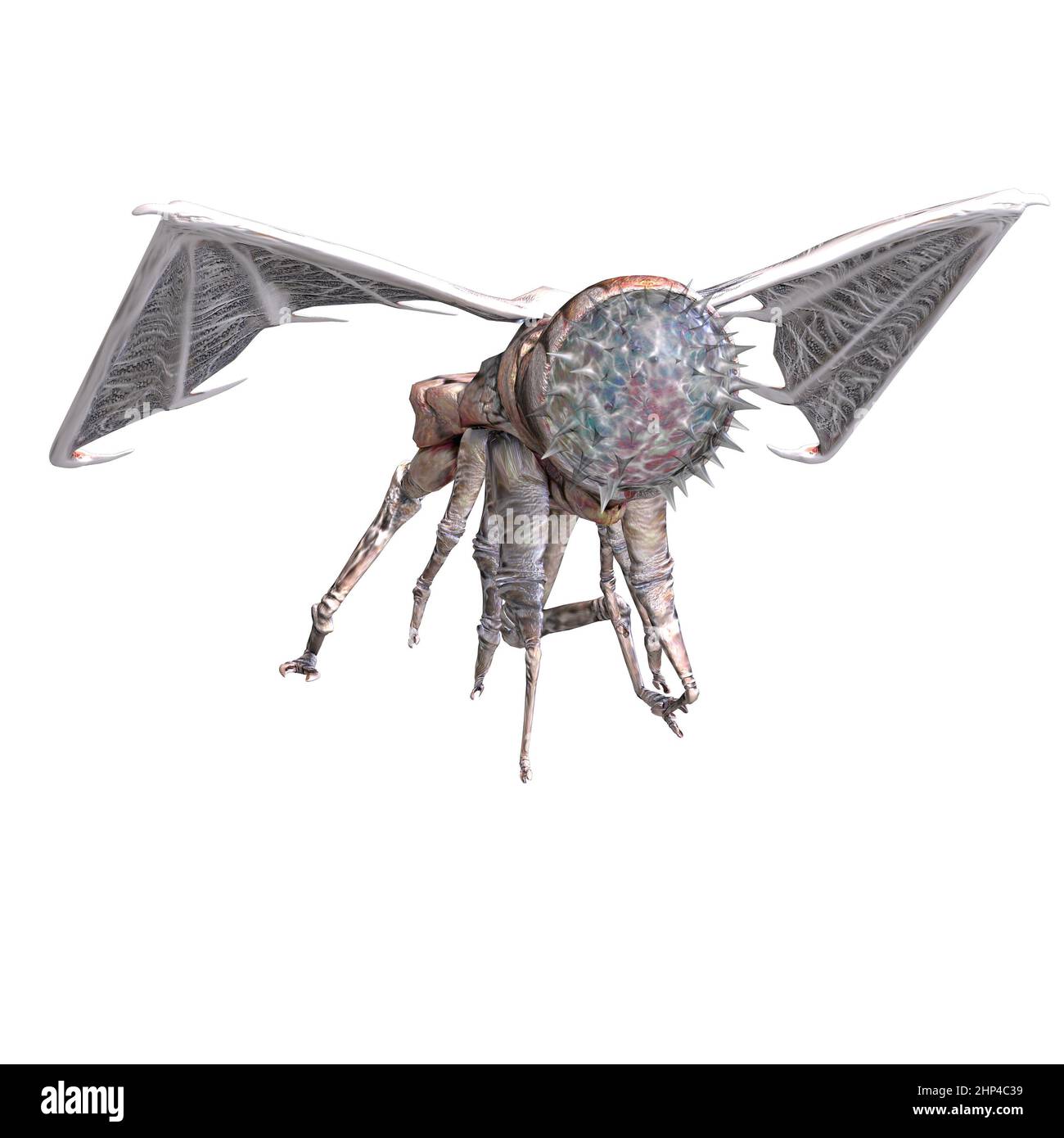3d-illustration of a bright isolated horror fantasy alien insect Stock ...