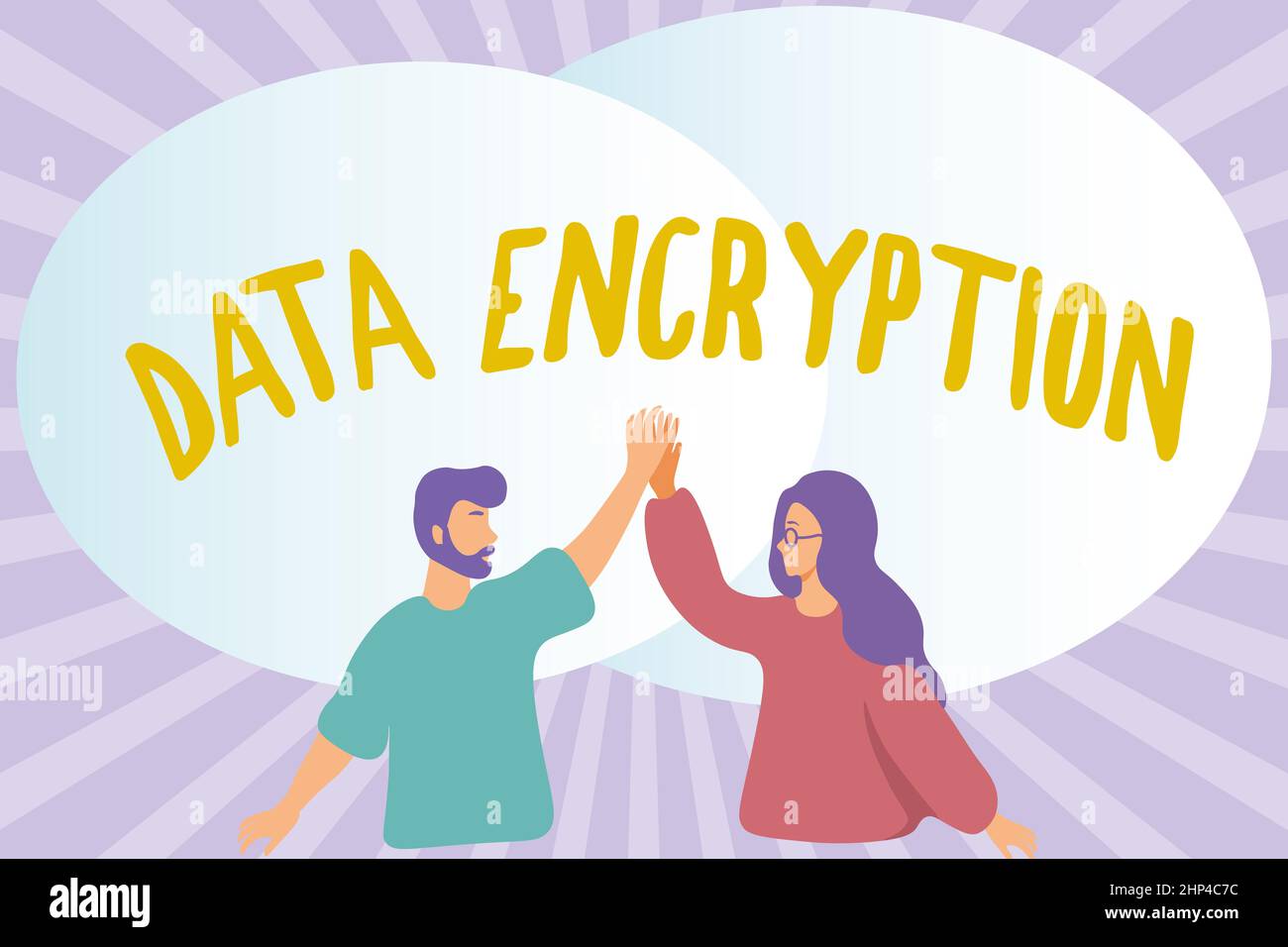 Sign Displaying Data Encryption Concept Meaning Symmetrickey Algorithm For The Encrypting