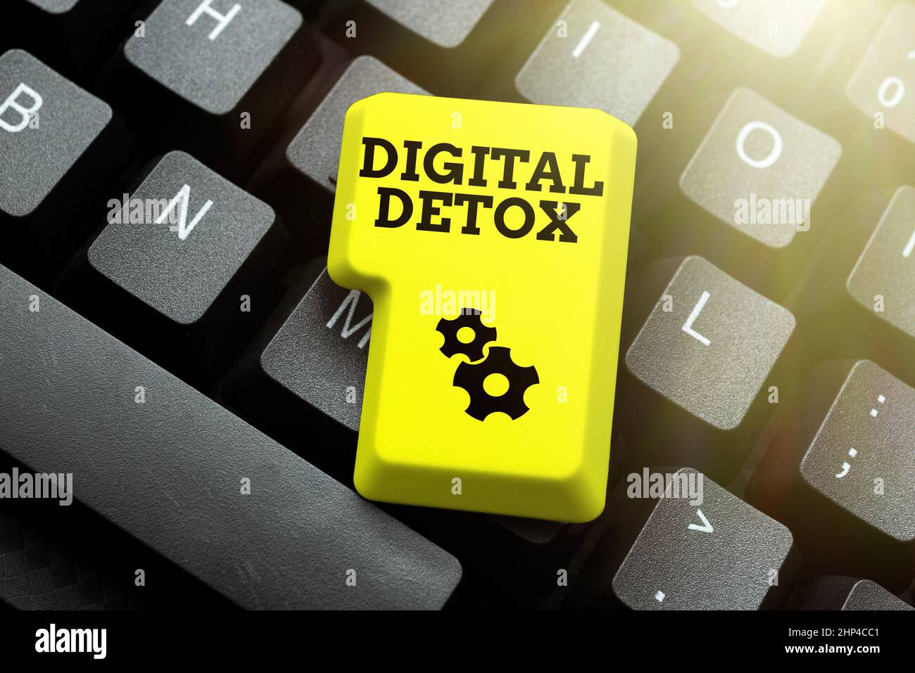 Sign displaying Digital Detox, Concept meaning Free of Electronic ...