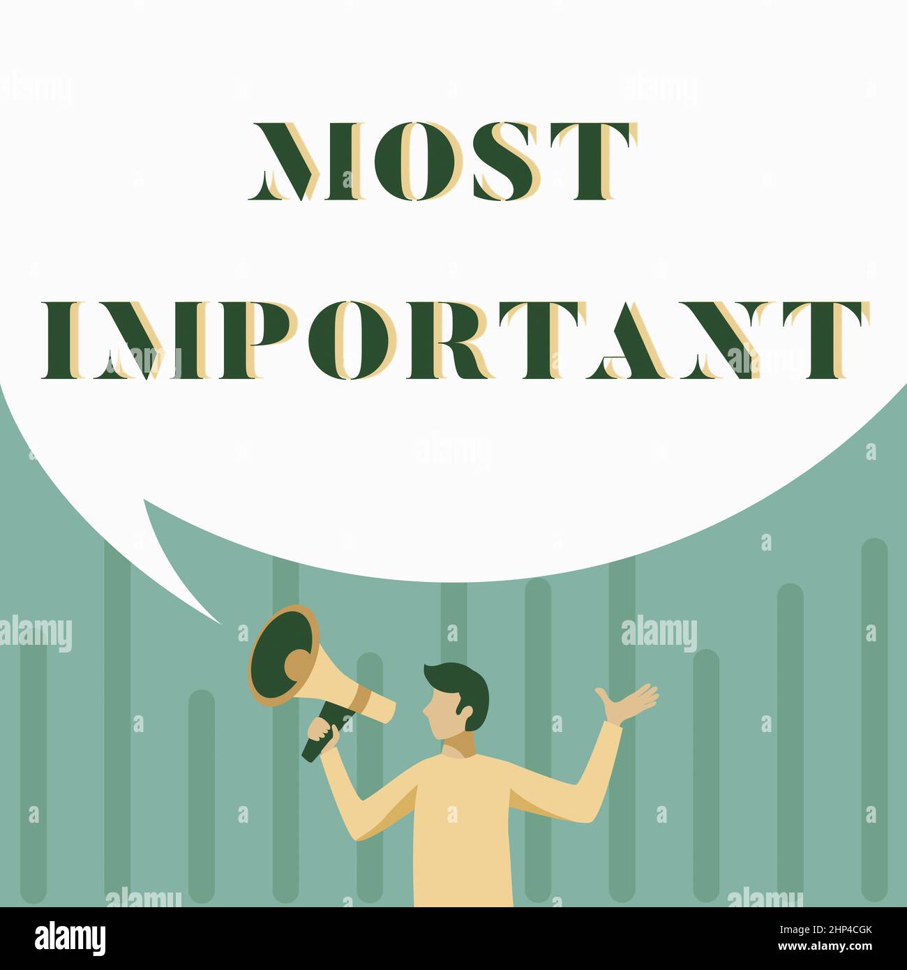 Writing displaying text Most Important, Business concept Greatest or ...
