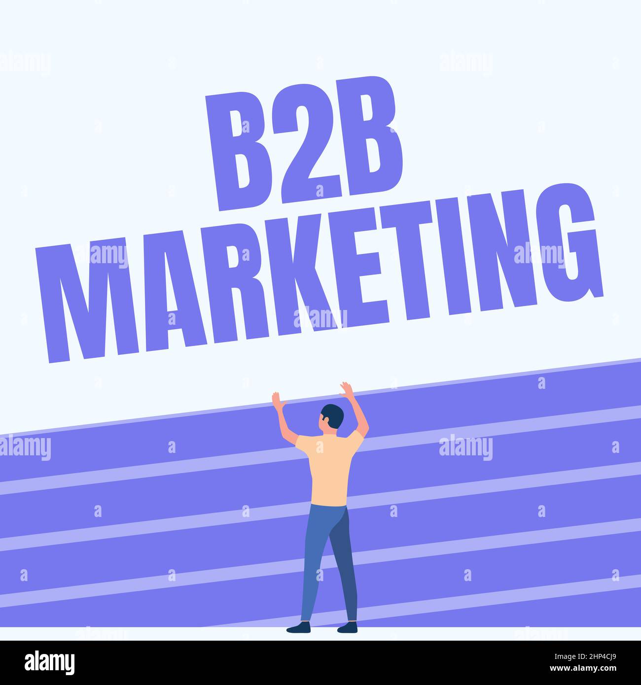 Conceptual caption B2B Marketing, Business overview Partnership ... Conceptual caption B2B Marketing, Business overview Partnership ...